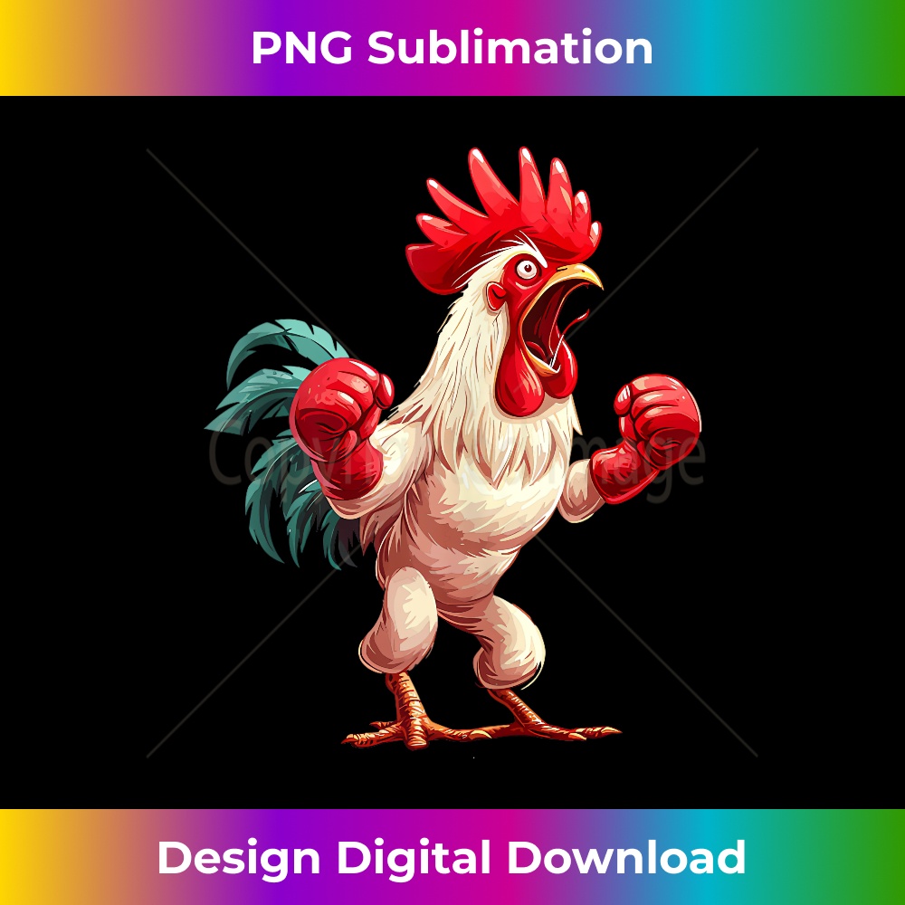 Funny Boxing Chicken With Red Gloves Adults - Vintage Sublim | Inspire ...