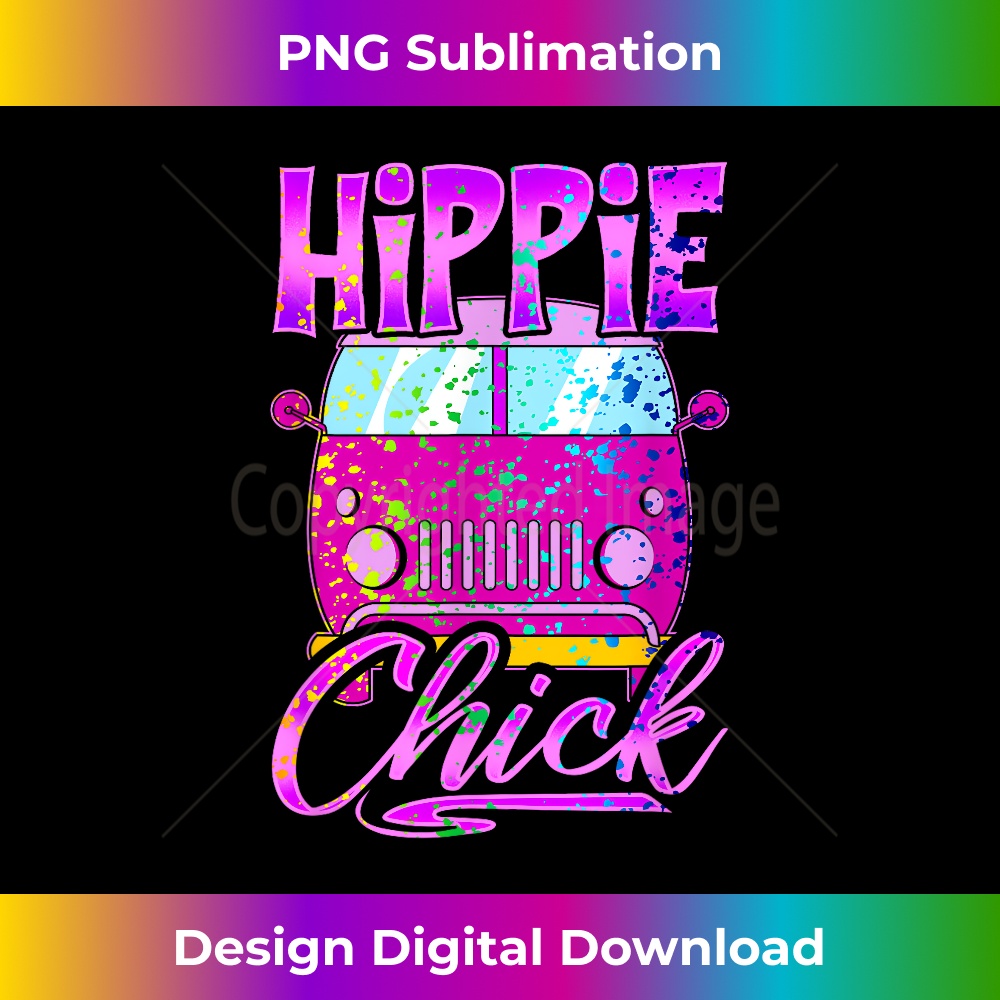Paint Splatter Hippie Chick Retro Van Pink Love Hippy 2 - PN | Inspire ...