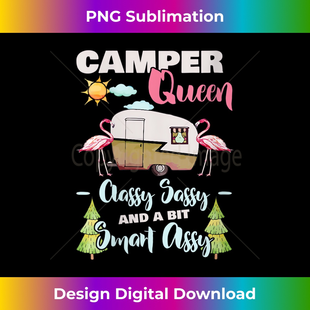 s Camper Queen Classy Sassy Smart Assy RV Outdoors Camping T | Inspire ...