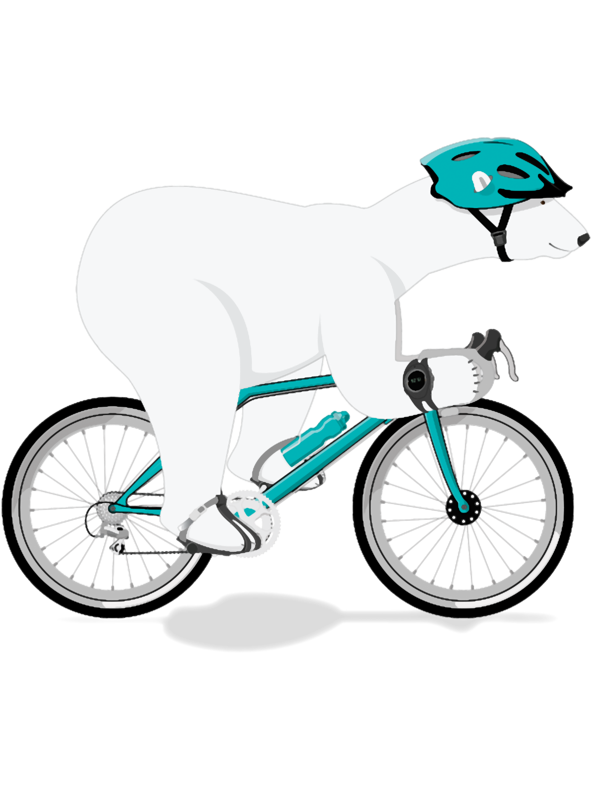 Cycling Polar Bear | Inspire Uplift