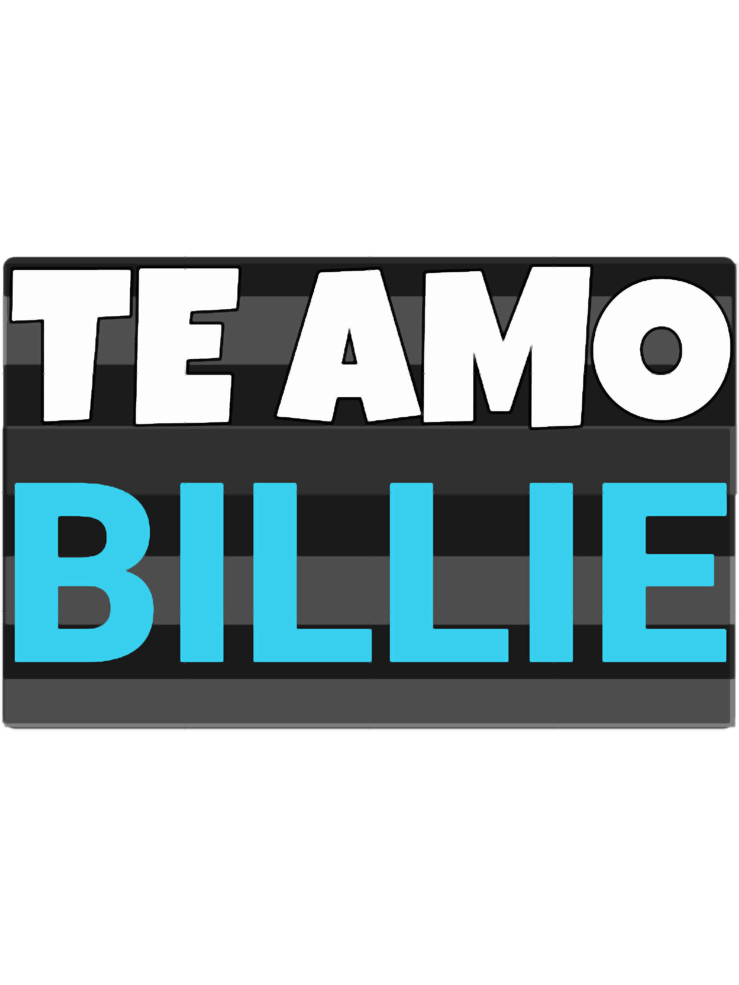 Te amo billie Perfect Giftbillie eilish gift(1) | Inspire Uplift