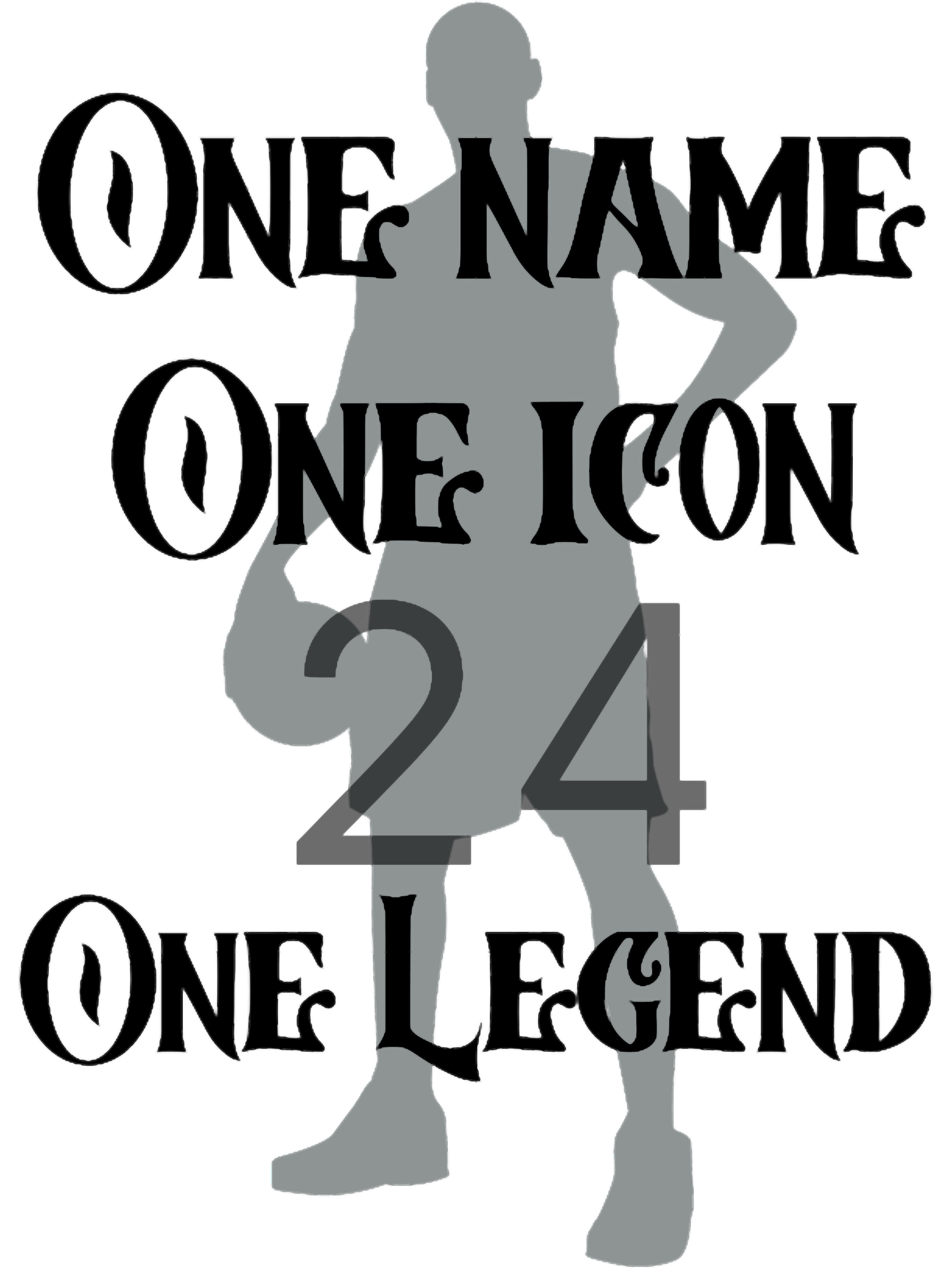 One Name. One Icon. One Legend Kobe Inspired | Inspire Uplift