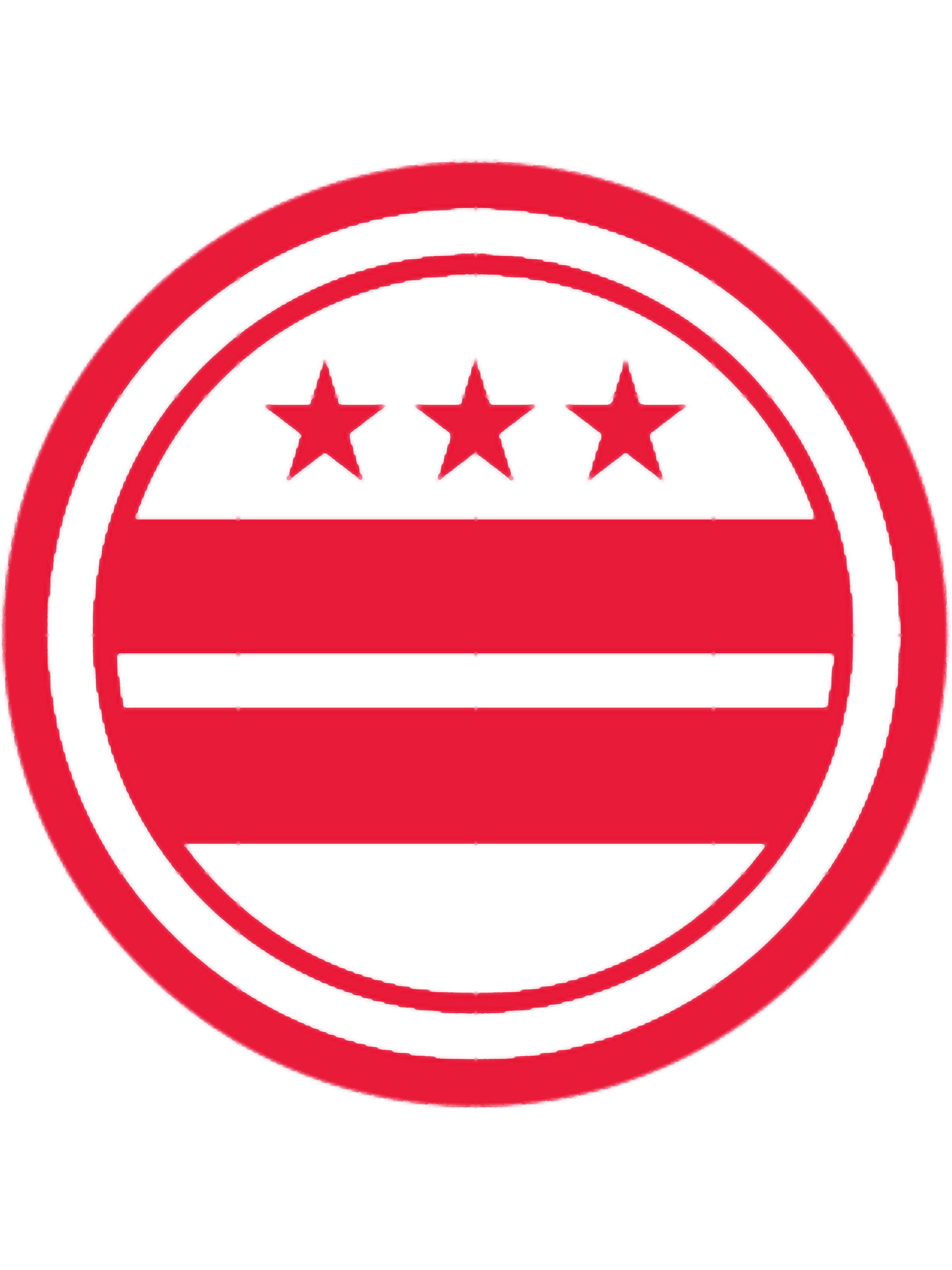 Washington DC Flag Emblem | Inspire Uplift