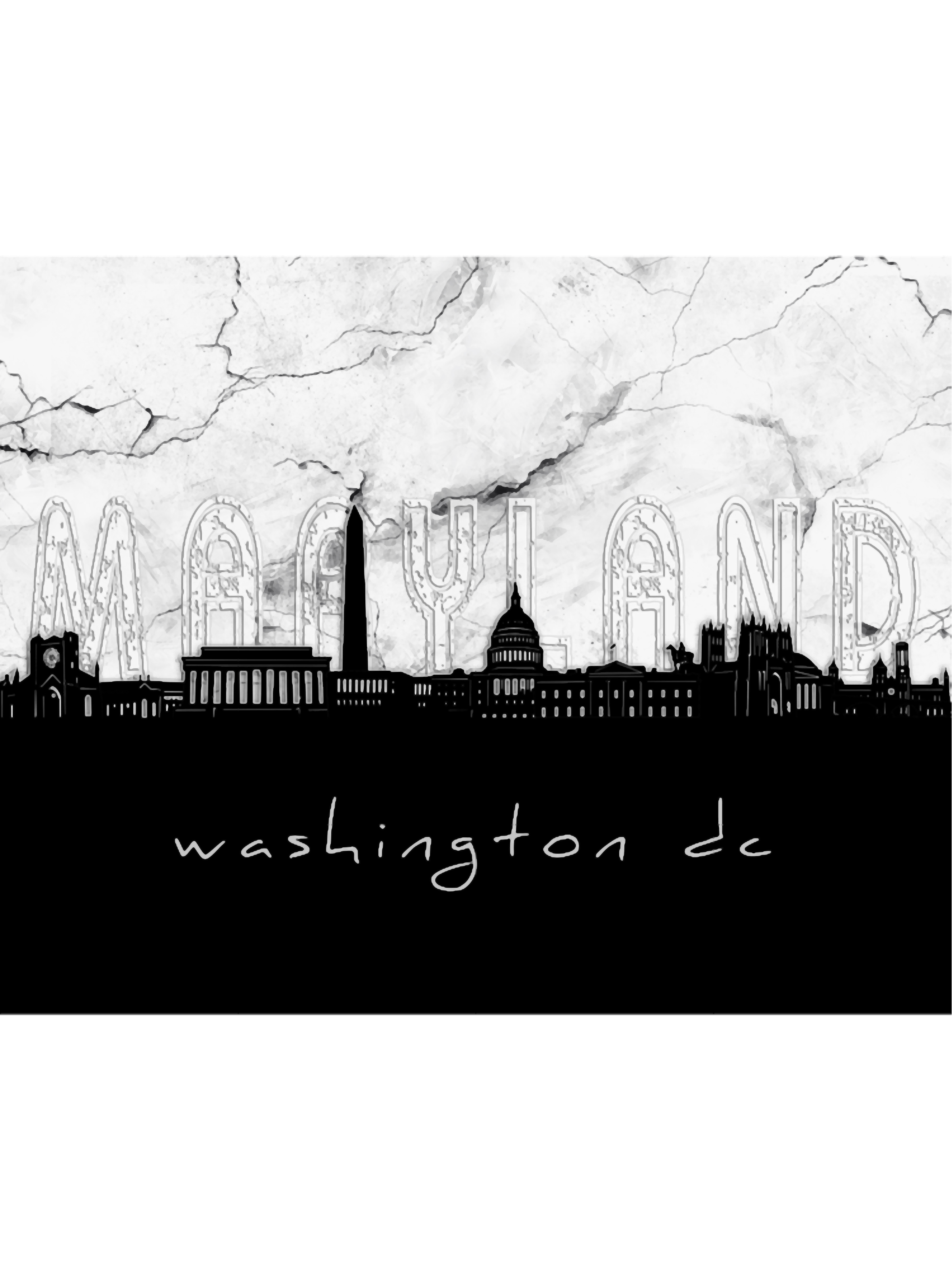 washington dc skyline marble | Inspire Uplift