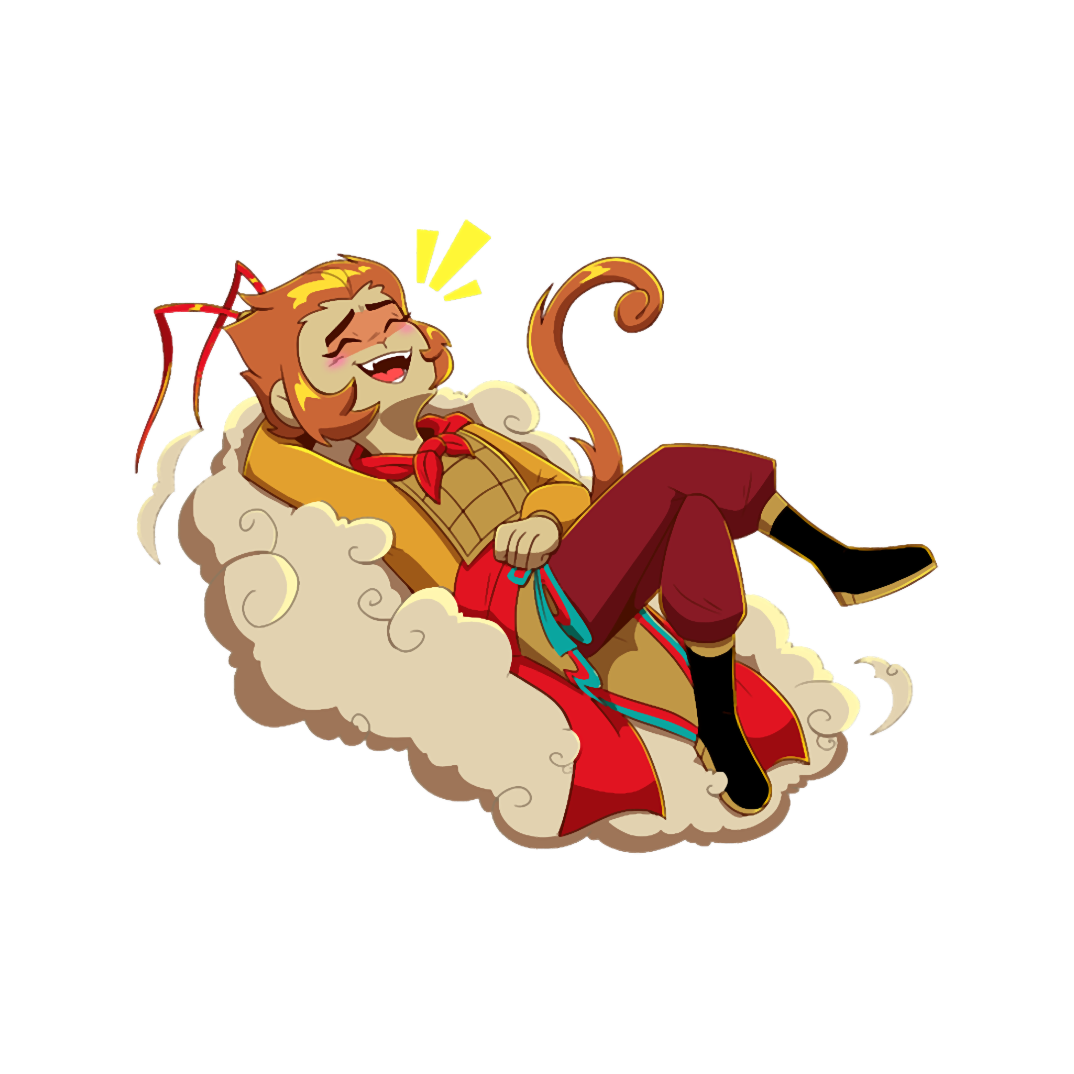 Happy Monkey King Monkie Kid | Inspire Uplift