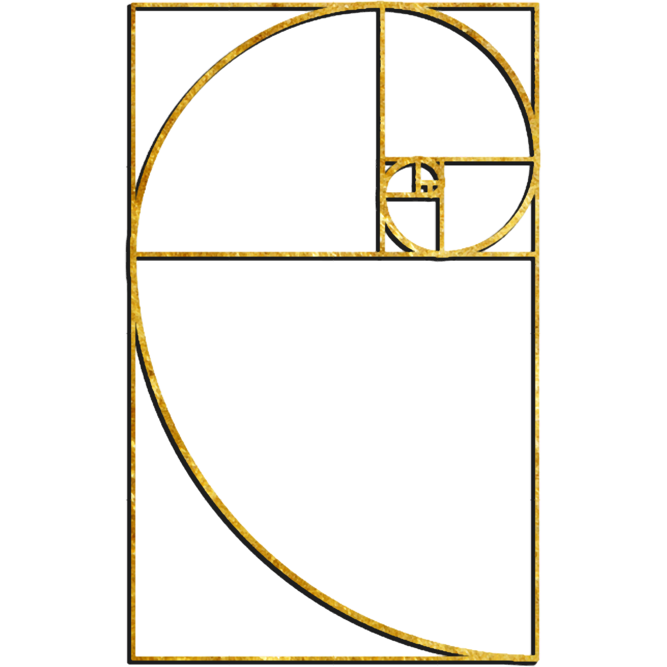 Golden Ratio Sacred Fibonacci Spiral | Inspire Uplift