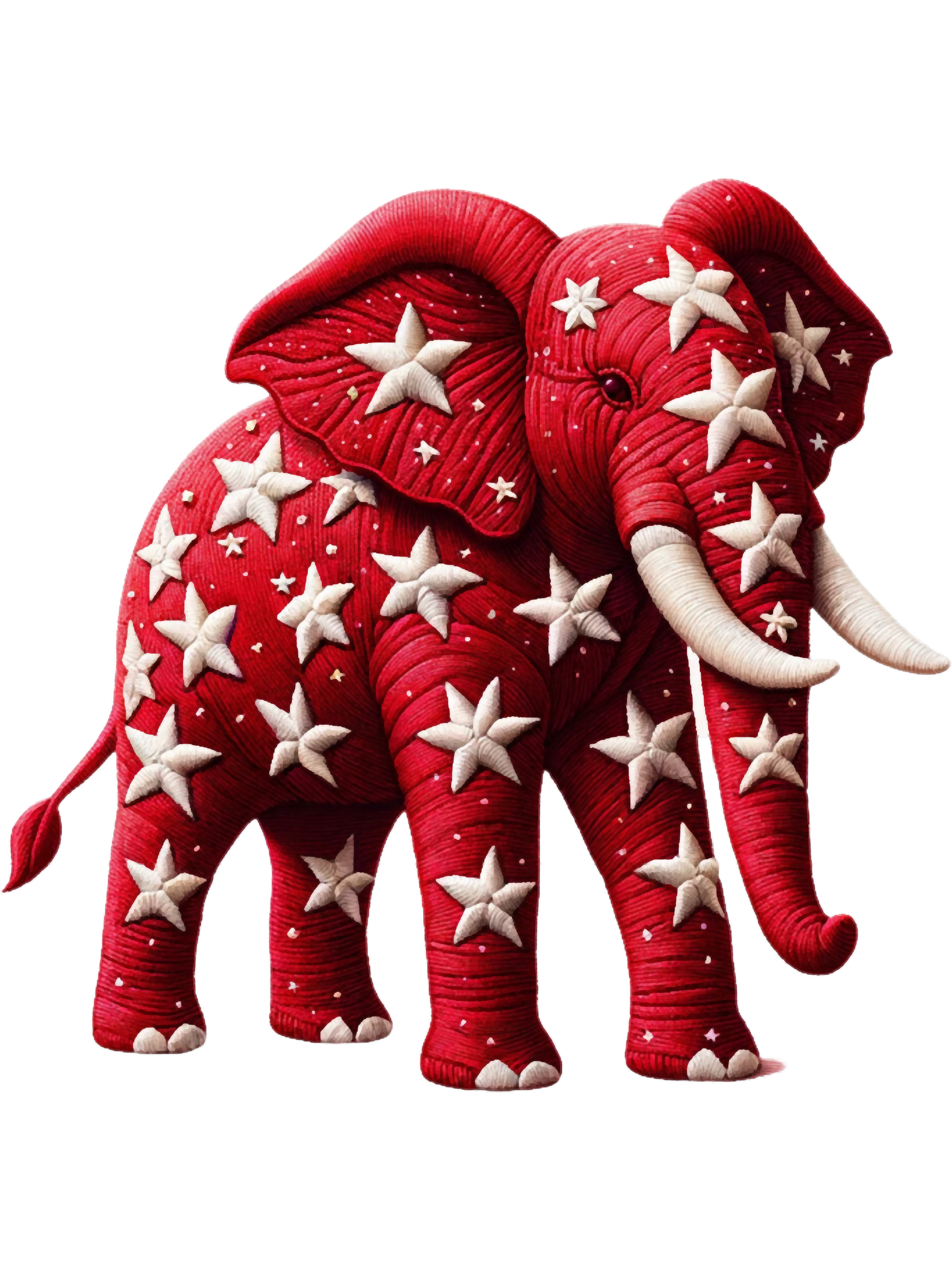 Red Republican Elephant | Inspire Uplift