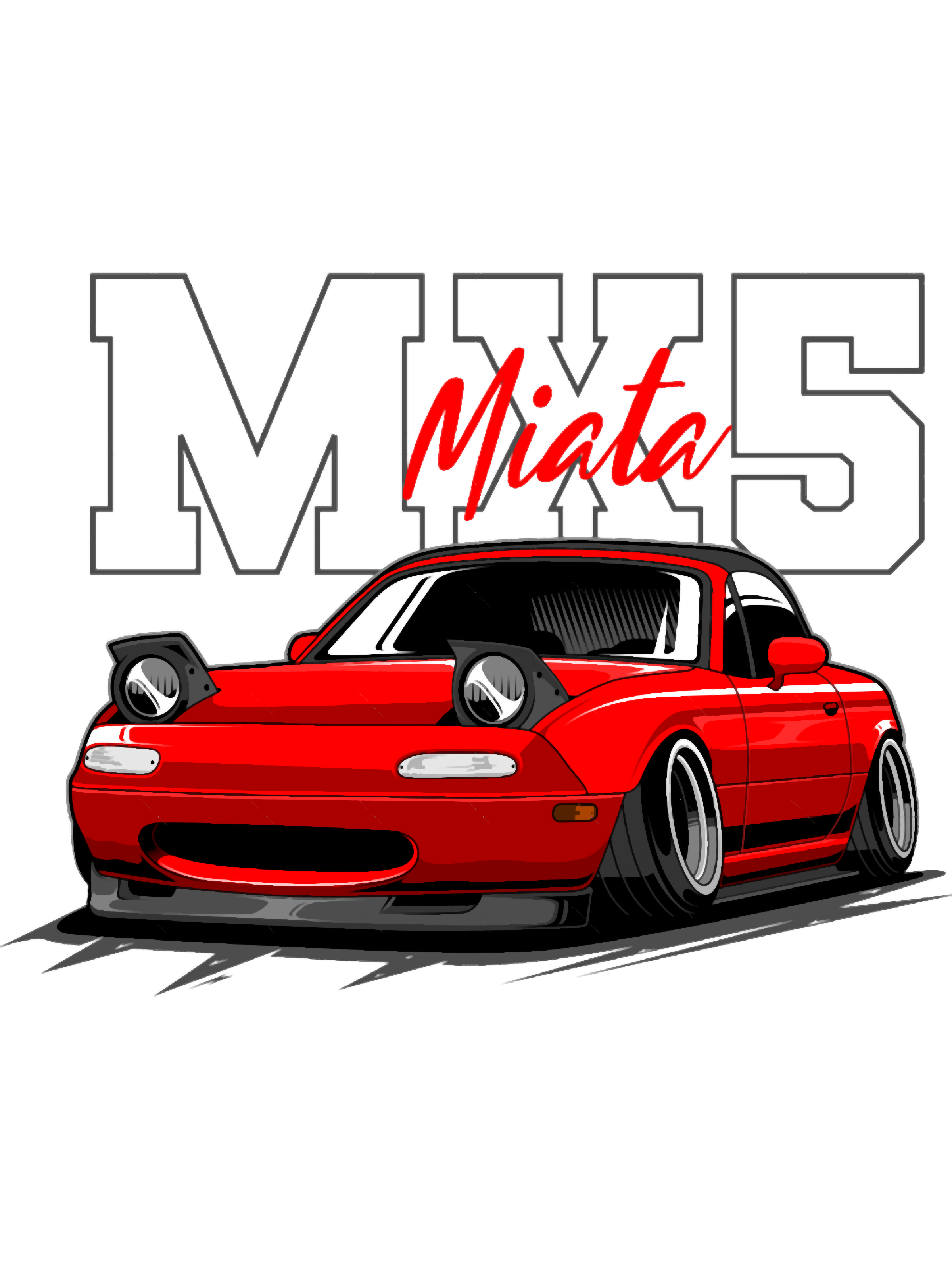 red miata jdm car | Inspire Uplift