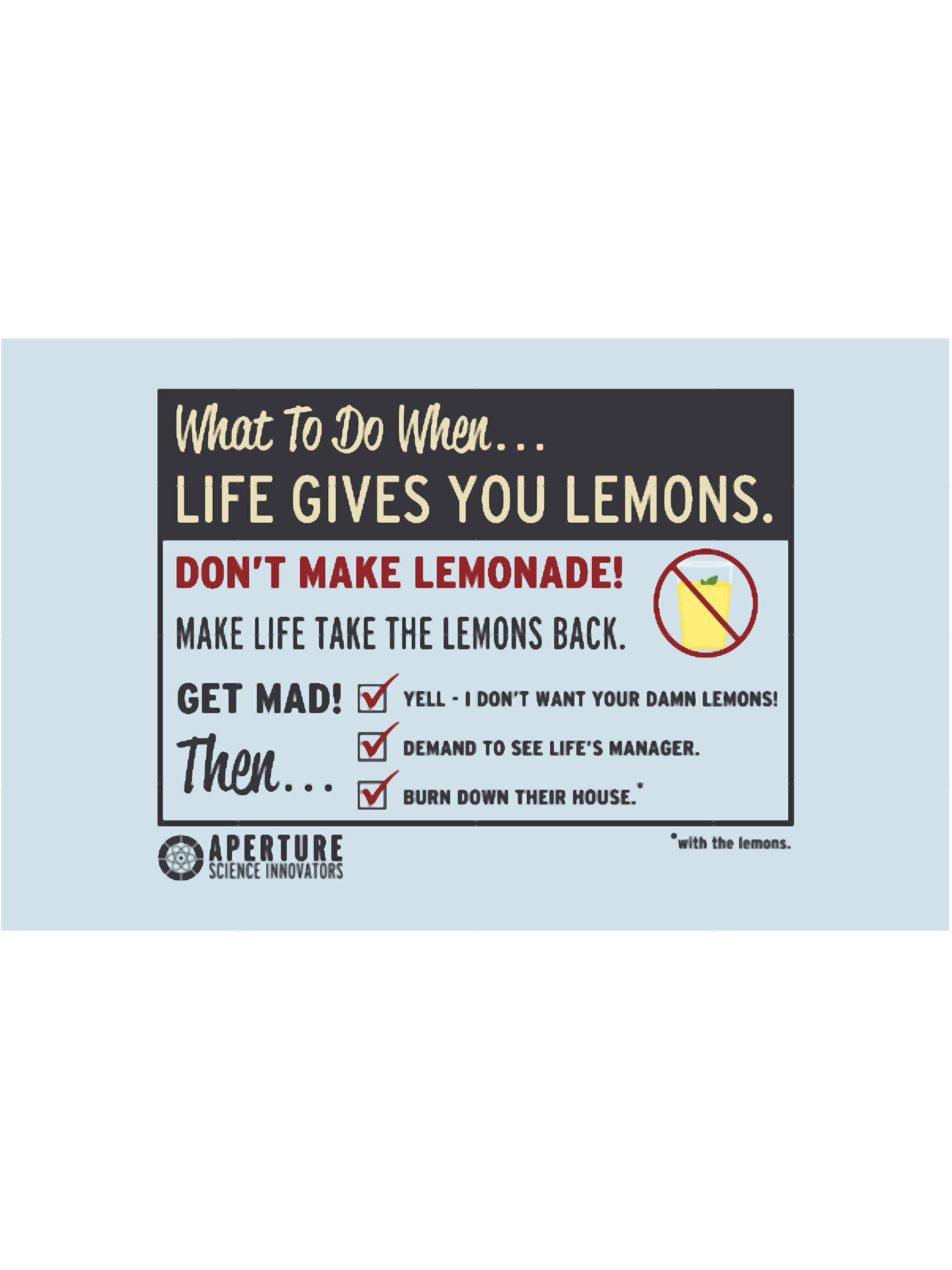 cave johnson lemons | Inspire Uplift