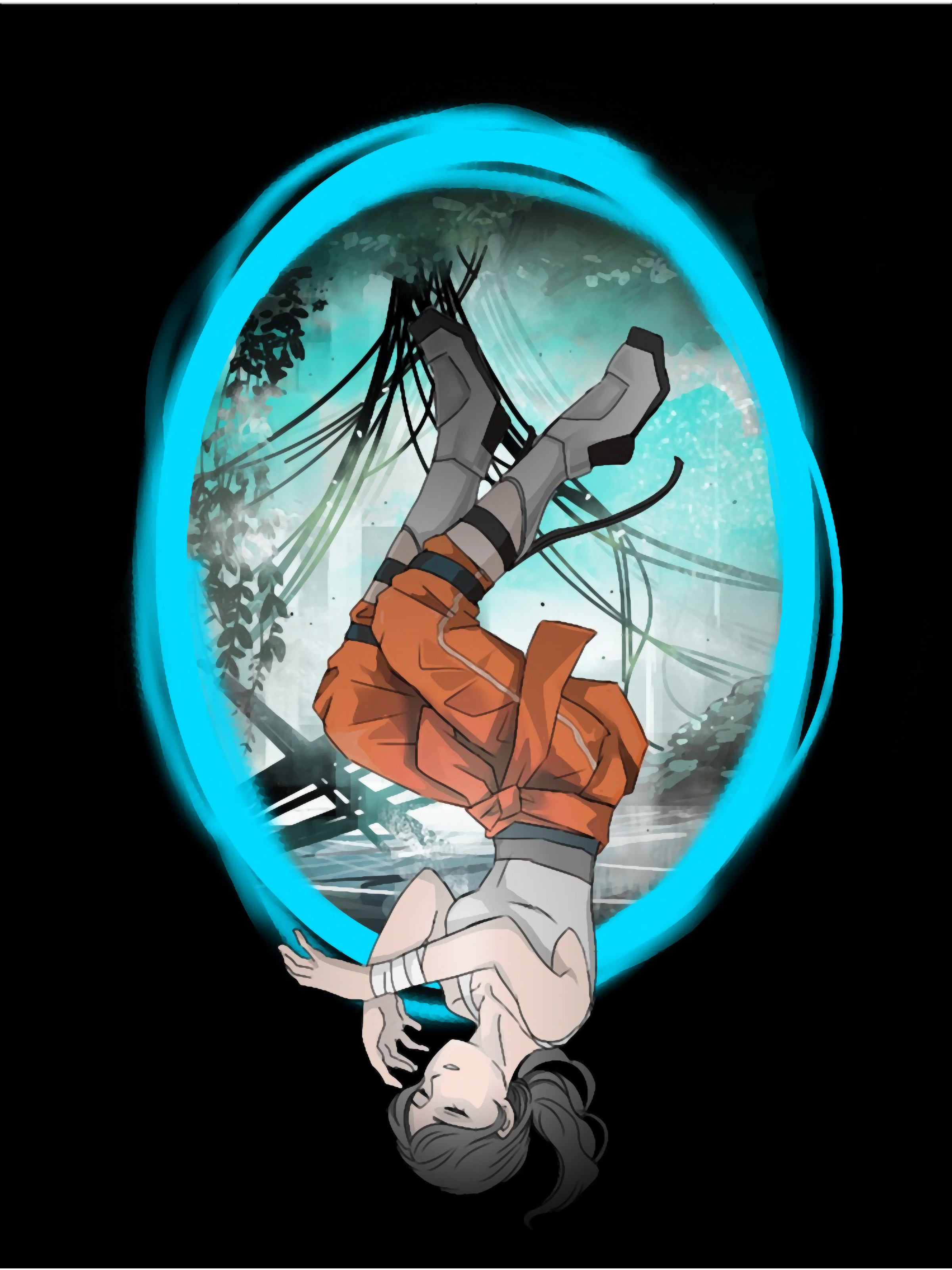 Portal 2 Blue Portal | Inspire Uplift