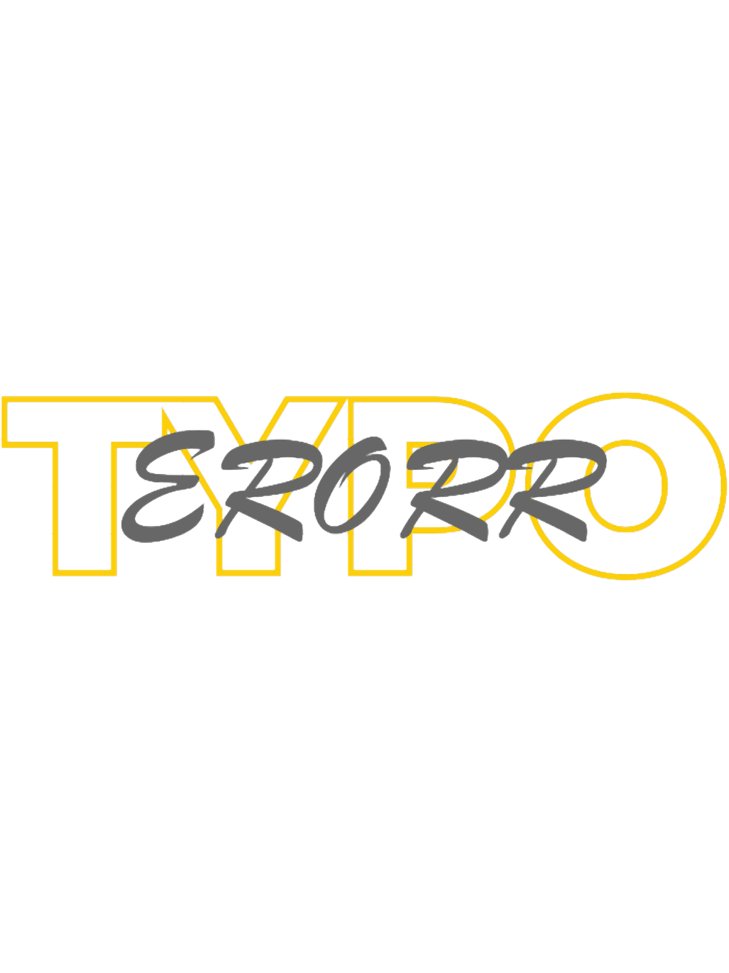 TYPO ERROR DESIGN BY TEEZTOTALLER | Inspire Uplift
