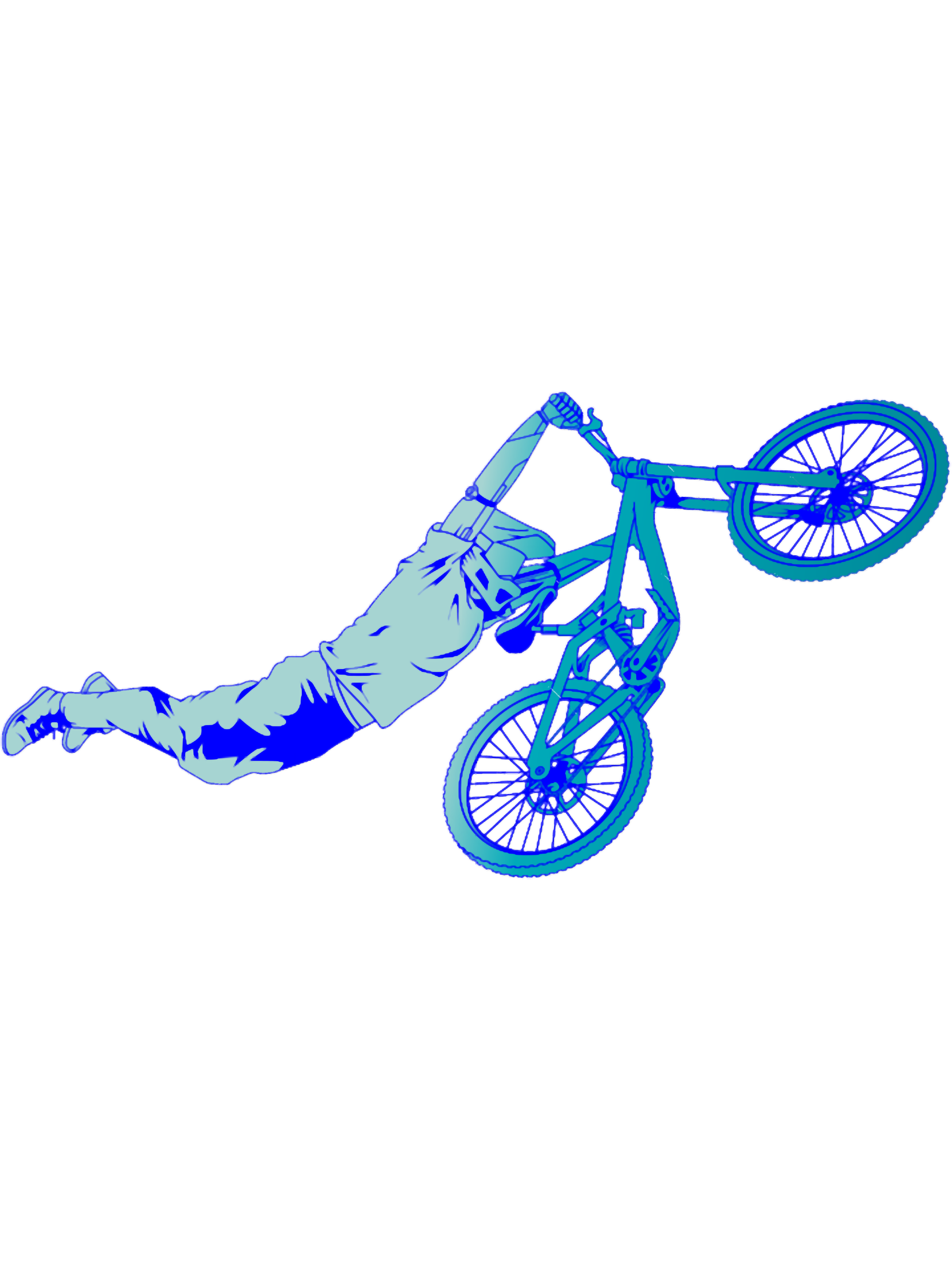 Flying Superman Bike Trick in Aqua Blue Calm Water | Inspire Uplift