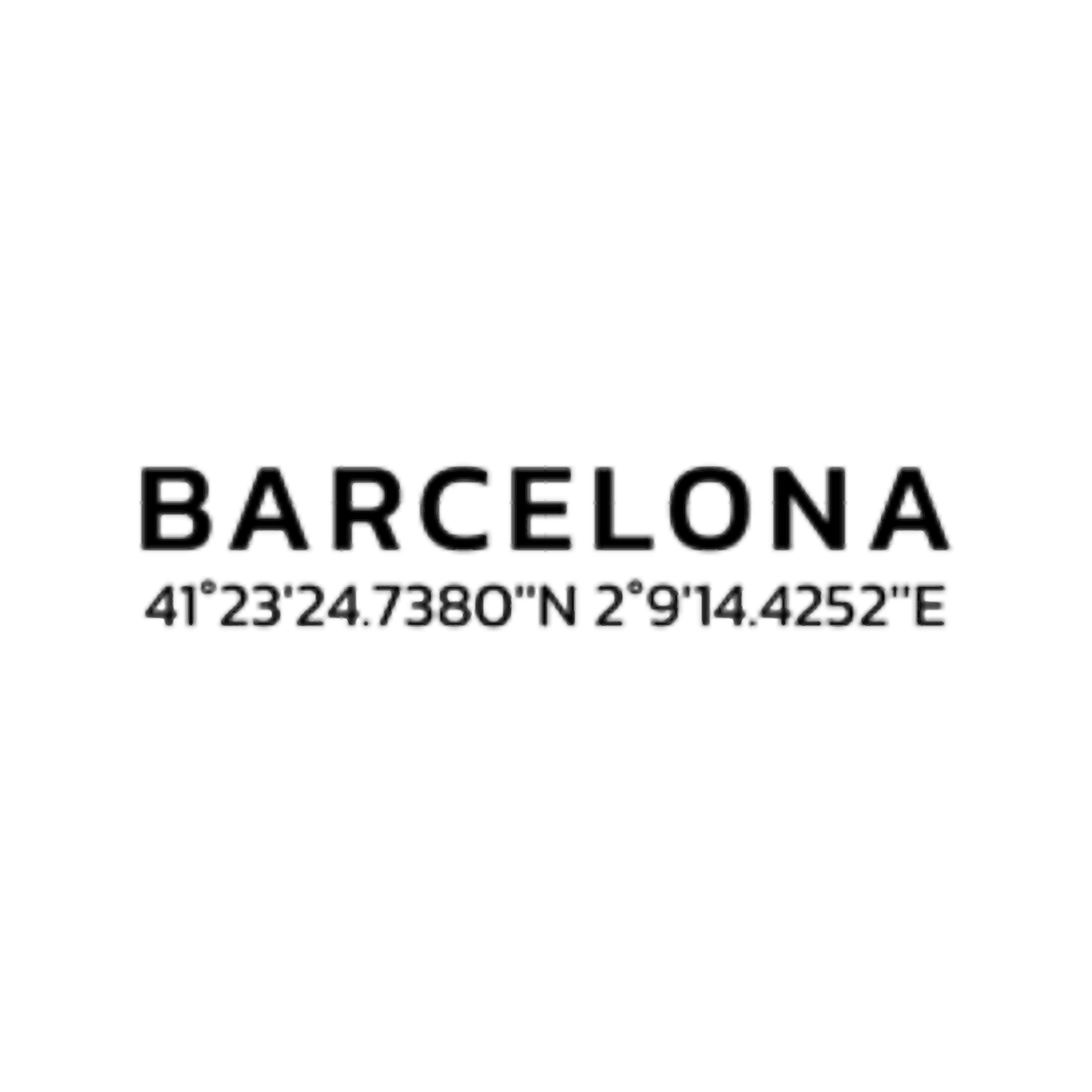 Barcelona Coordinates | Inspire Uplift