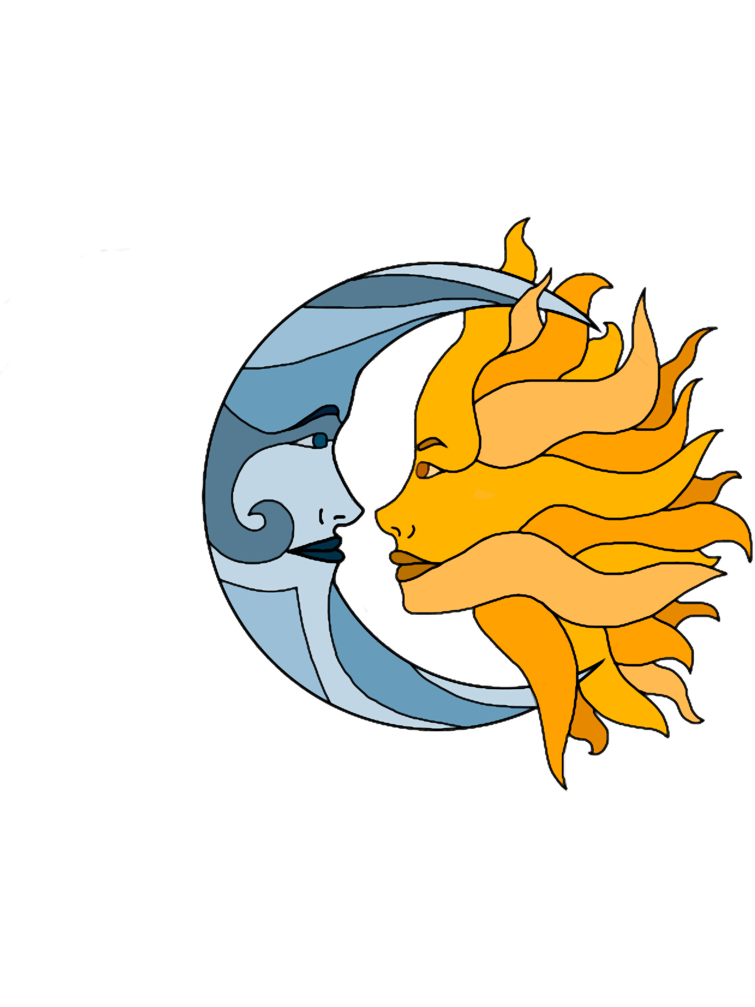 Sun And Moon Kissing