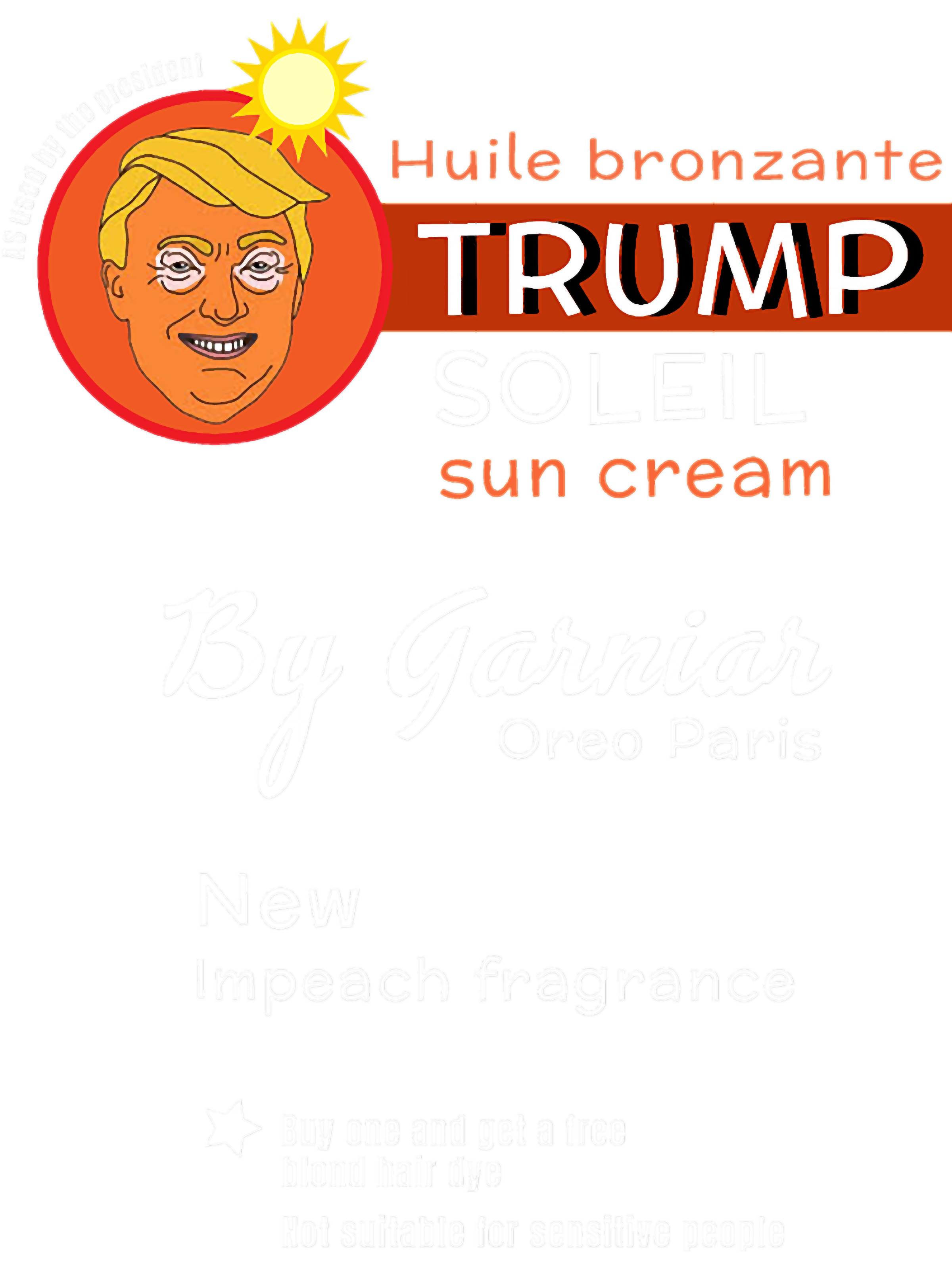 Donald Trump Sun Cream - Funny Trump Merchandise - Trump imp | Inspire ...