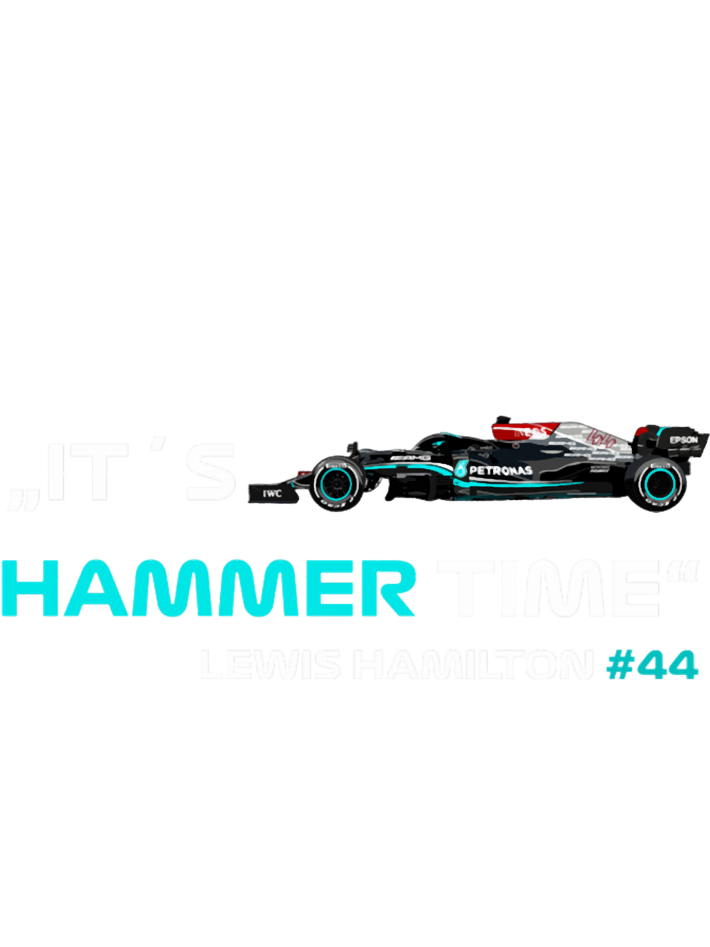 Its Hammer Time 44 Lewis Hamilton Formula | Inspire Uplift