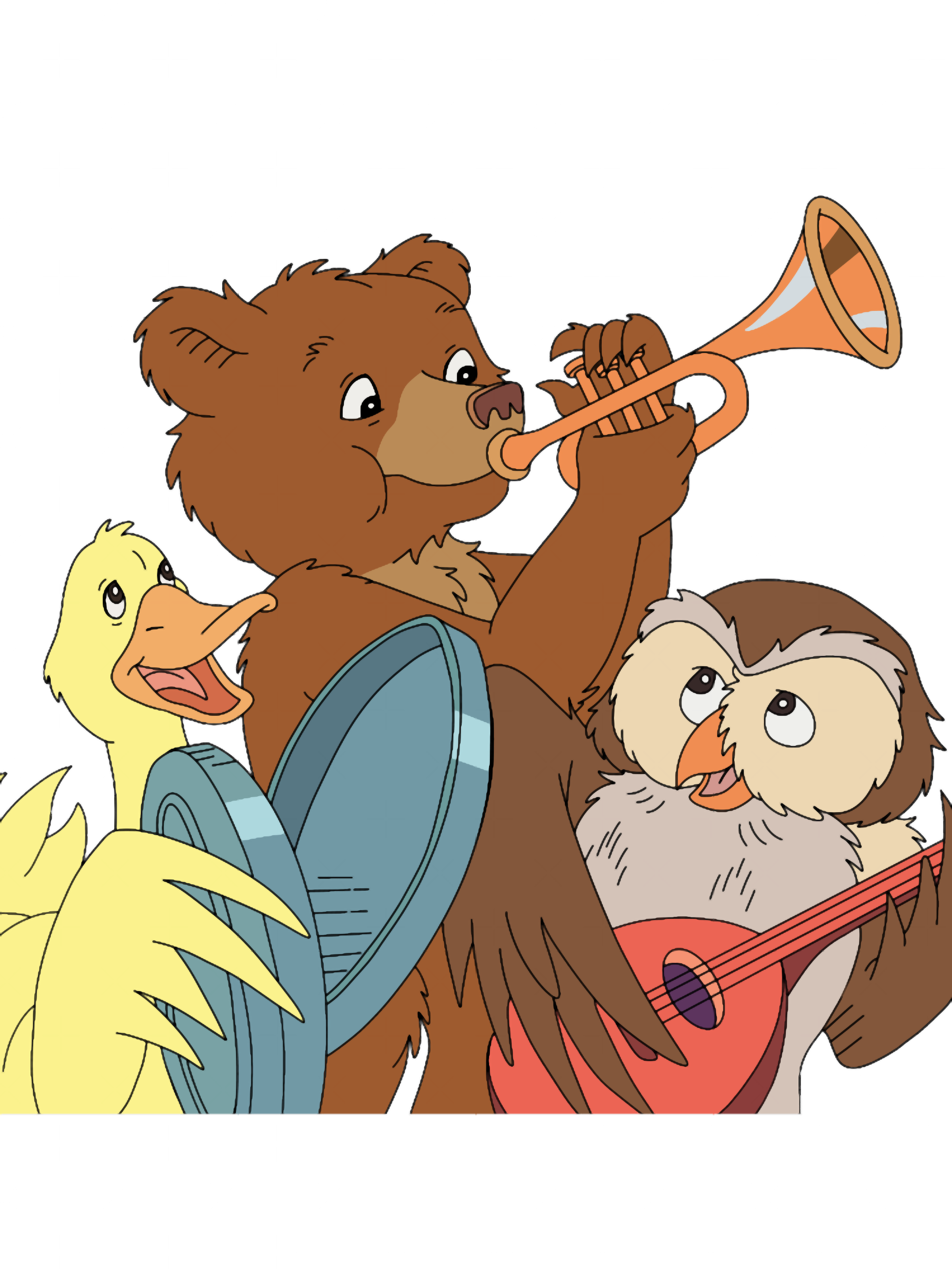 Little Bear, Duck, and Owl Music Fan Art | Inspire Uplift