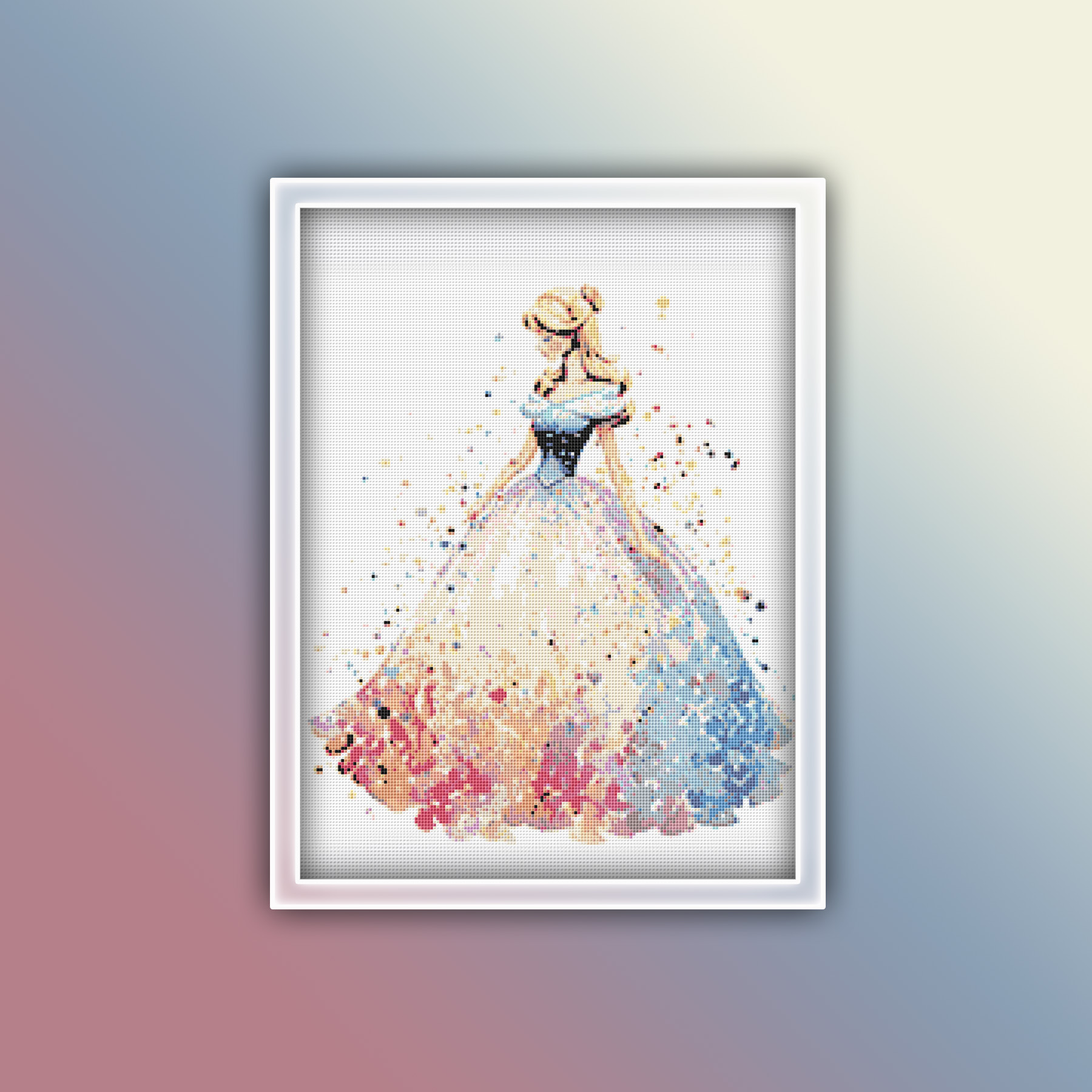 Cinderella 1 Cross Stitch Pattern PDF Instant Download | Inspire Uplift