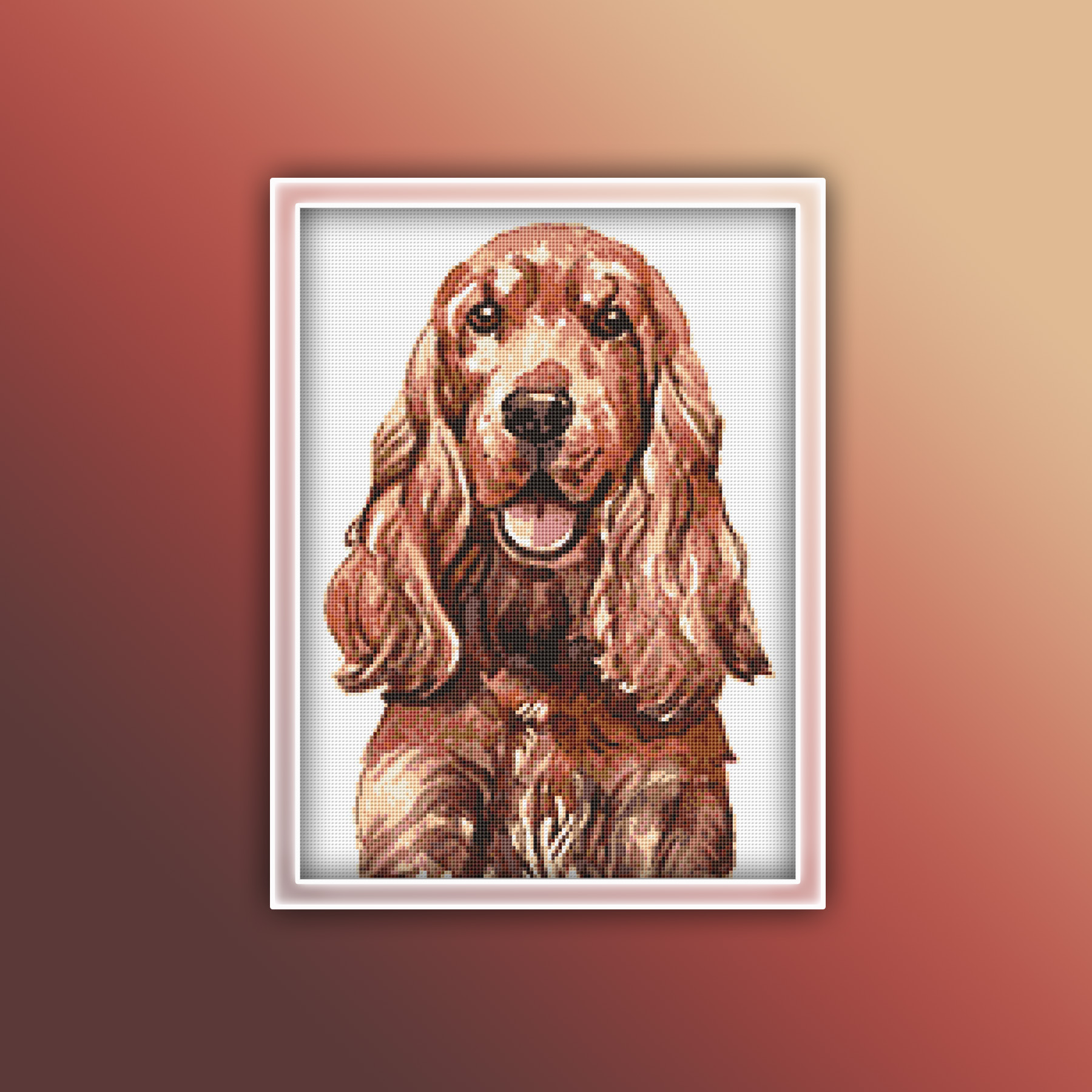 Cocker Spaniel 1 Cross Stitch Pattern PDF Instant Download | Inspire Uplift