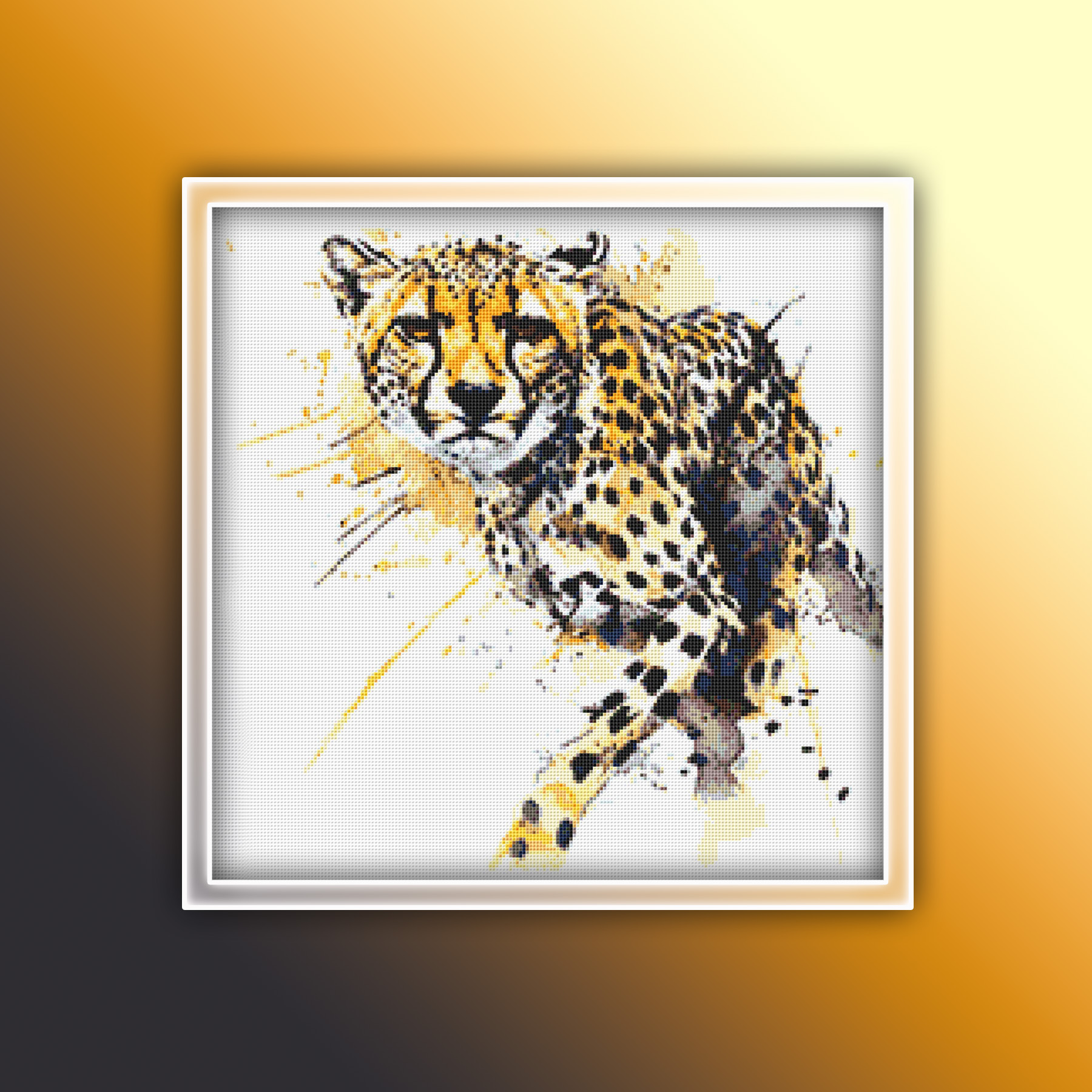 Cheetah 11 Cross Stitch Pattern PDF | Inspire Uplift