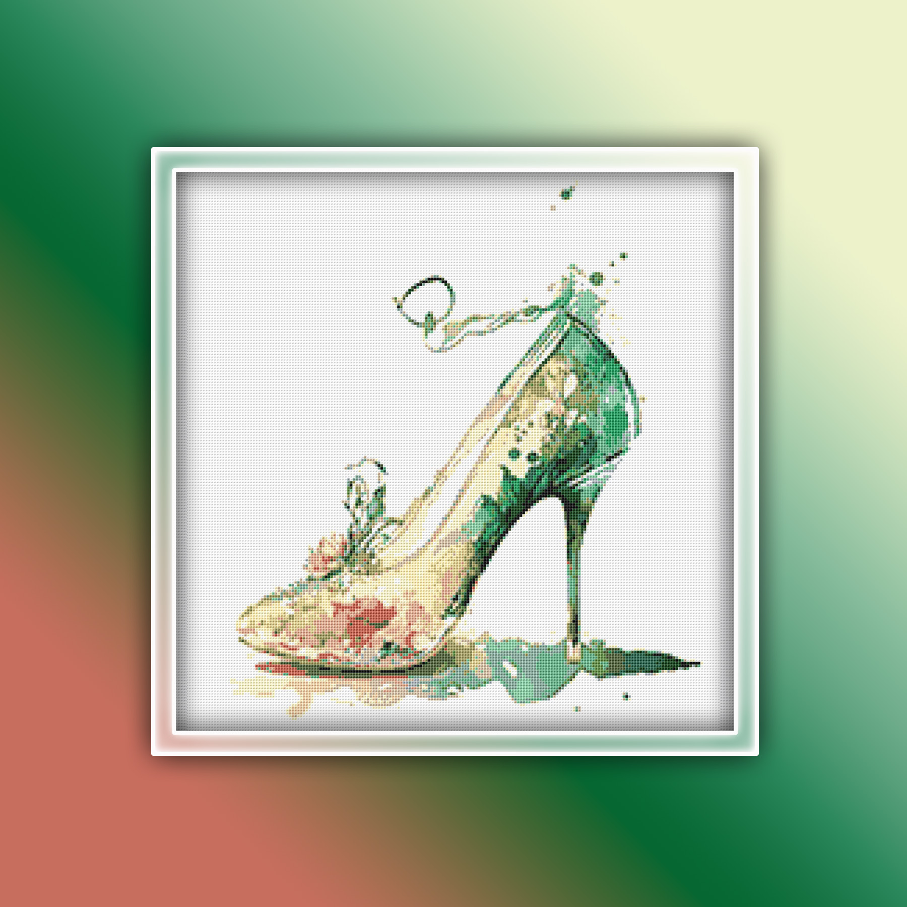 Fairy Tale Shoe 2 Cross Stitch Pattern PDF | Inspire Uplift