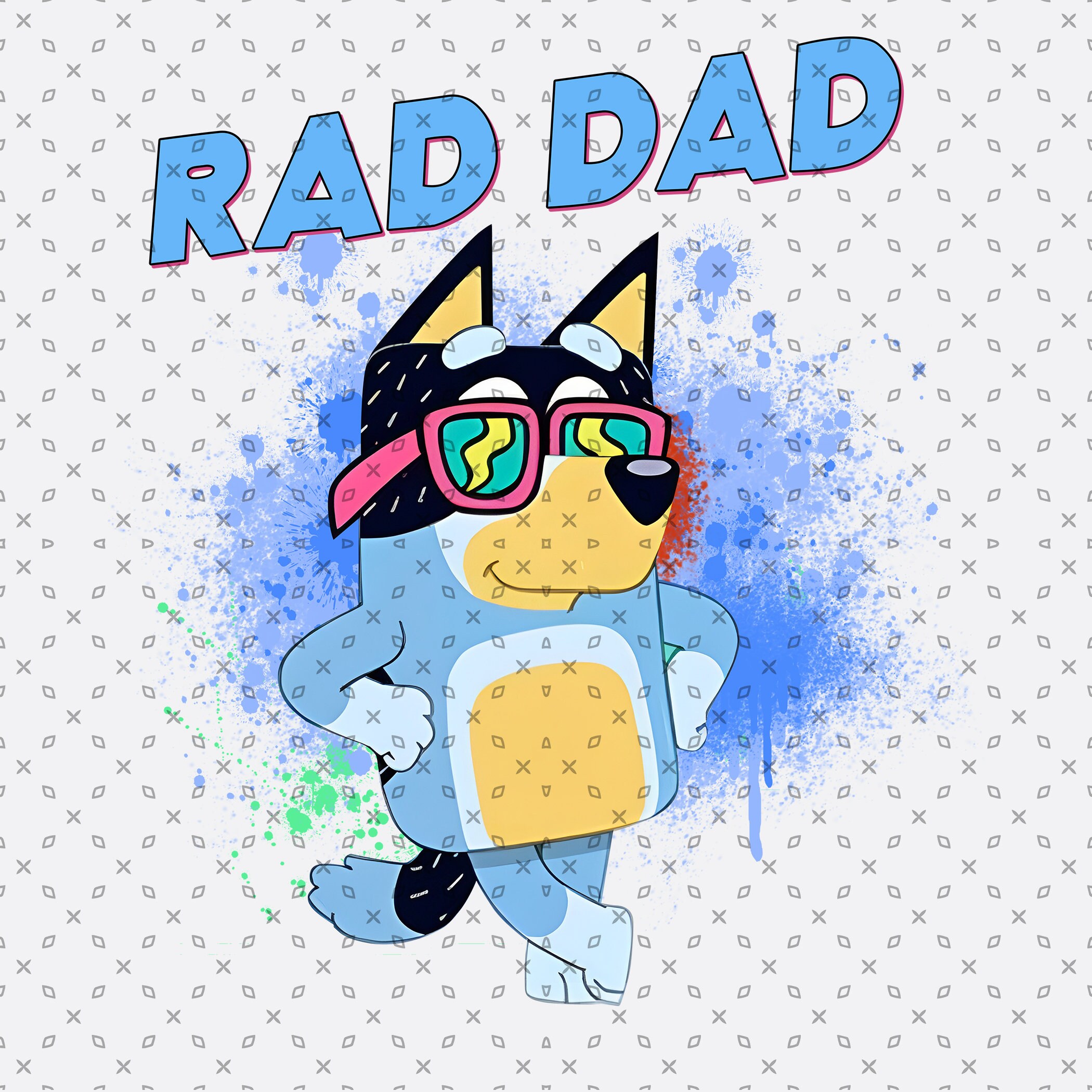 Bluey Dad PNG, The heelers Bluey PNG | Inspire Uplift