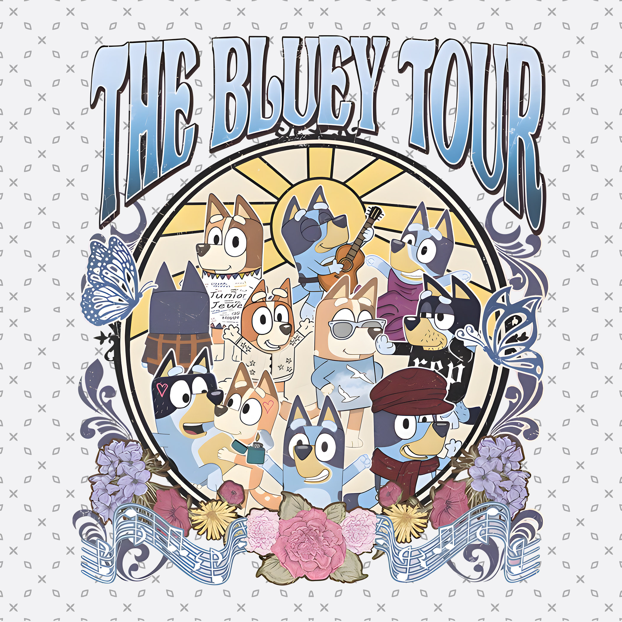 The Bluey Tour Png, Bluey Family Png | Inspire Uplift