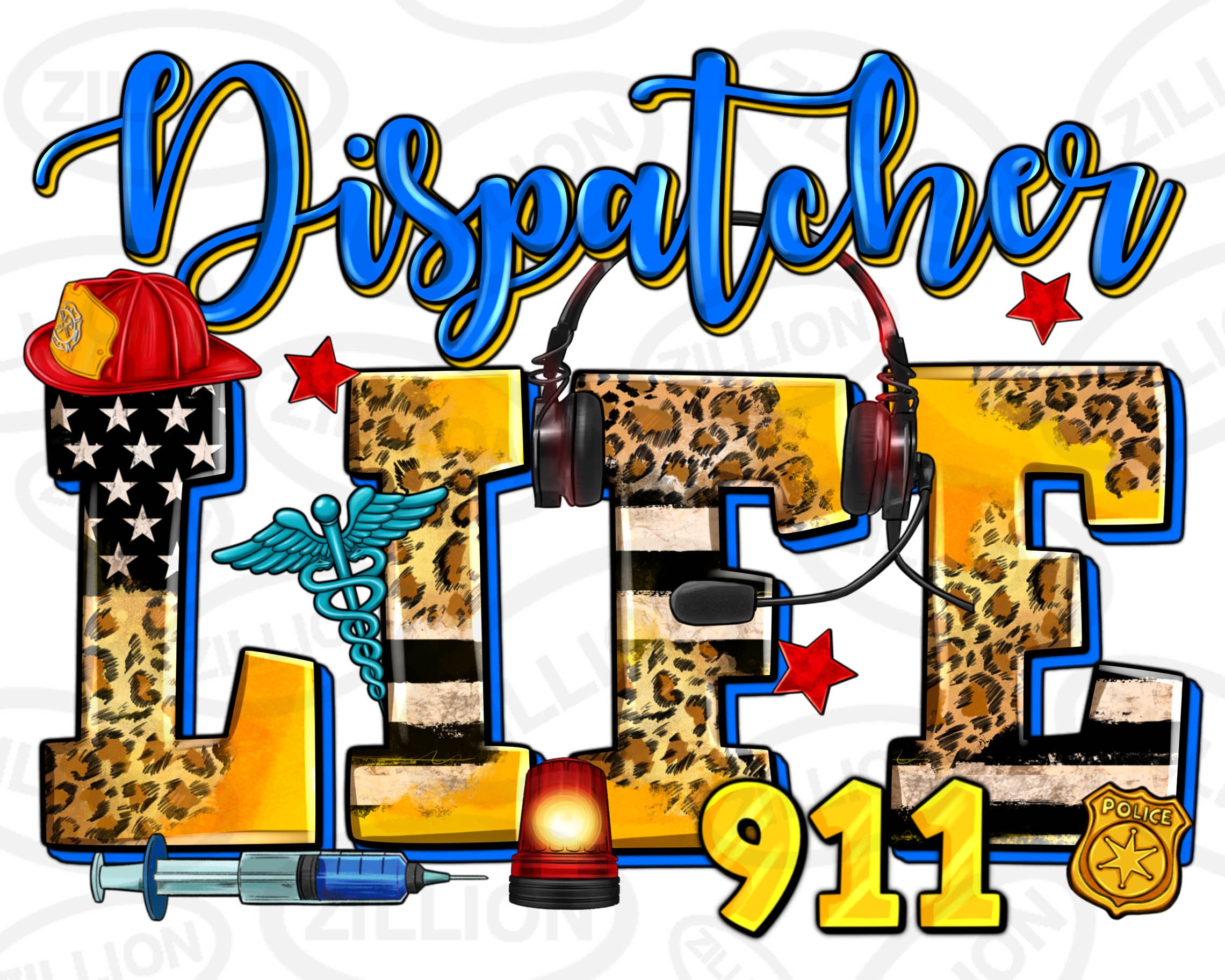Dispatcher life png sublimate designs download, Emergency Di | Inspire ...
