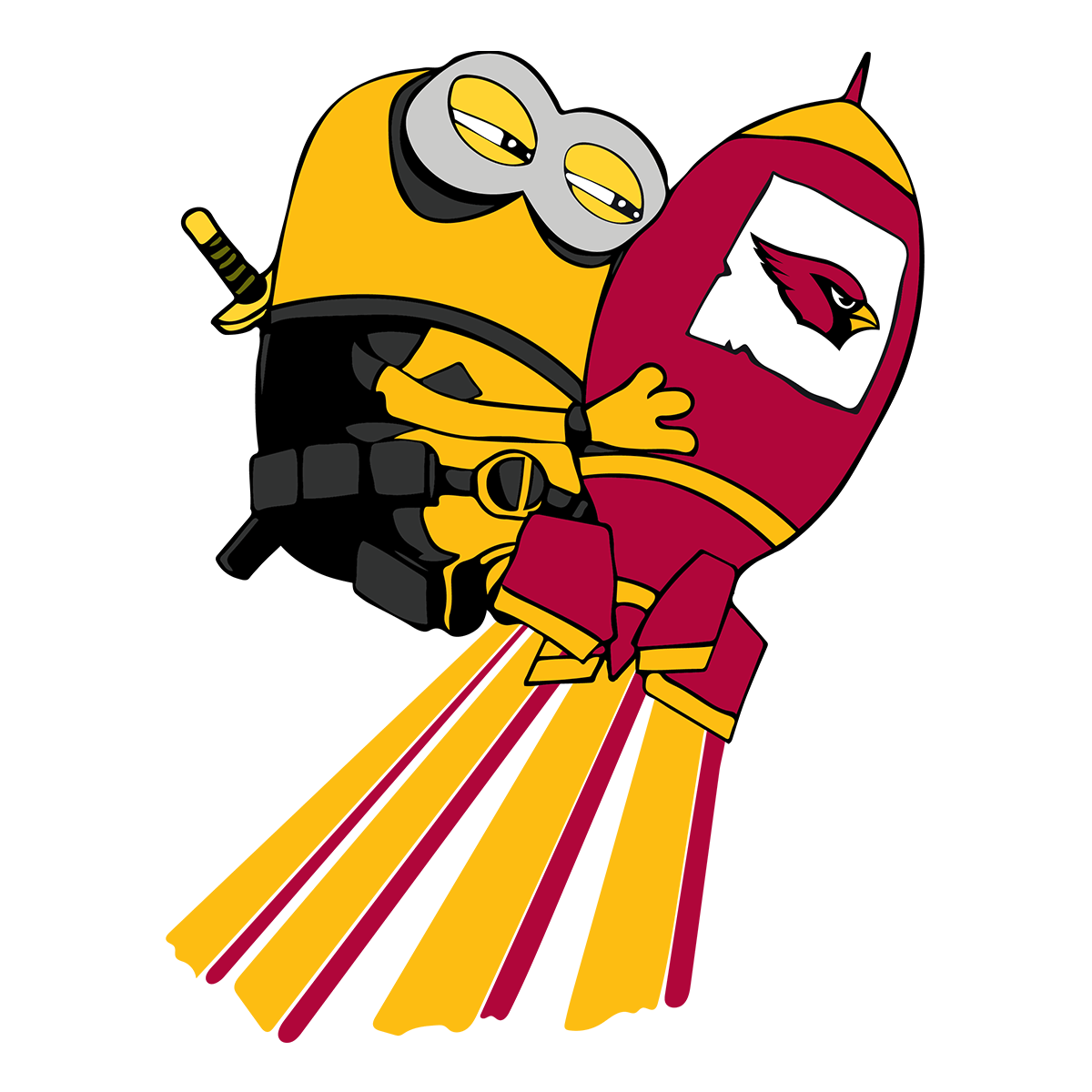 Minions Arizona Cardinals Svg S | Inspire Uplift