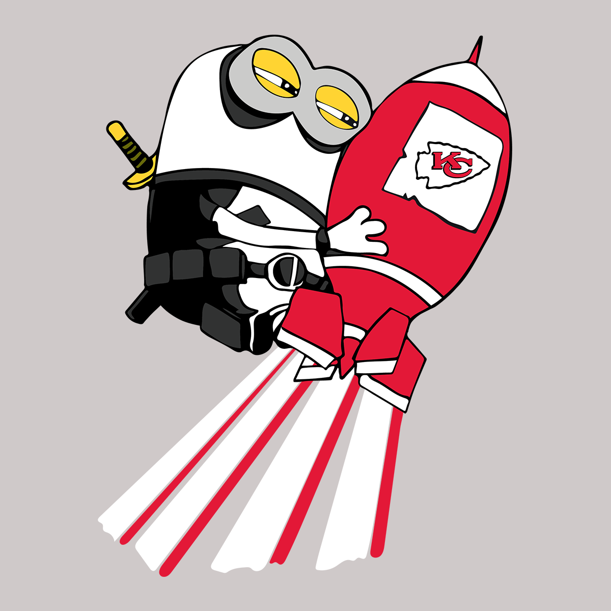 Minions Kansas City Chiefs Svg | Inspire Uplift