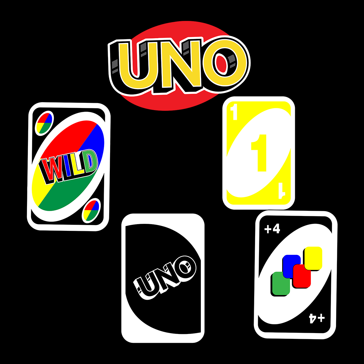 Uno Card Game Svg, Trending Svg | Inspire Uplift