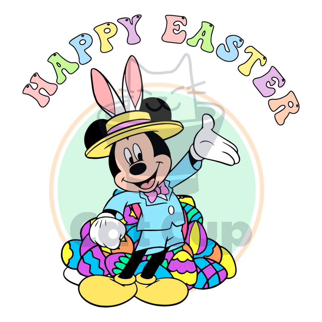 Mickey Happy Easter Disney World Easter SVG, Digital File, D | Inspire ...