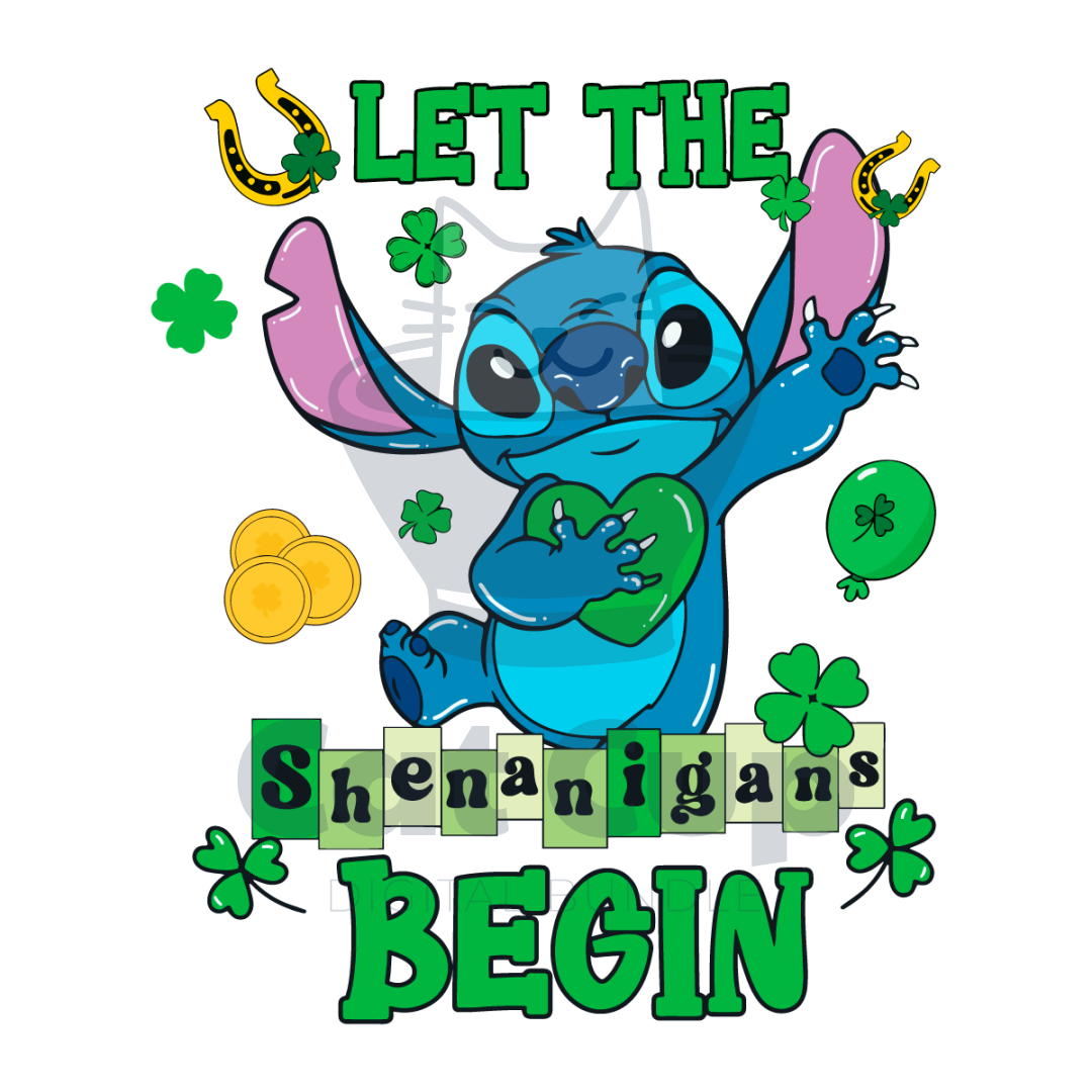 Let The Shenanigans Begin Stitch SVG, Svg Digital File, Digi | Inspire Uplift