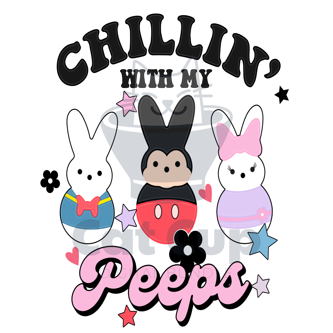 Chillin With My Peeps Mickey Rabbit Png, Peeps Png, Mickey P | Inspire ...
