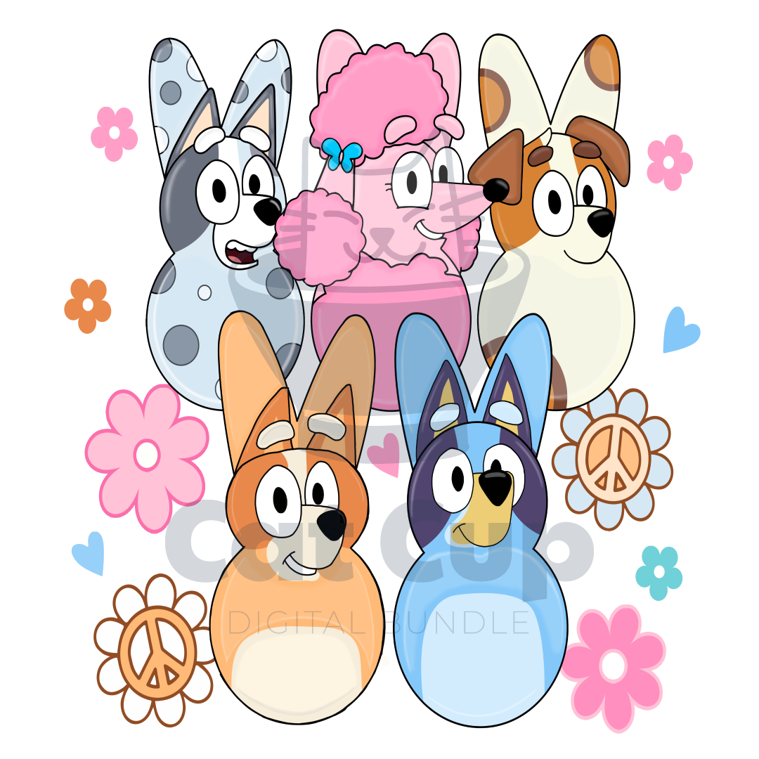 Rabbit Bluey Png, Bluey Png, Easter Day Png | Inspire Uplift