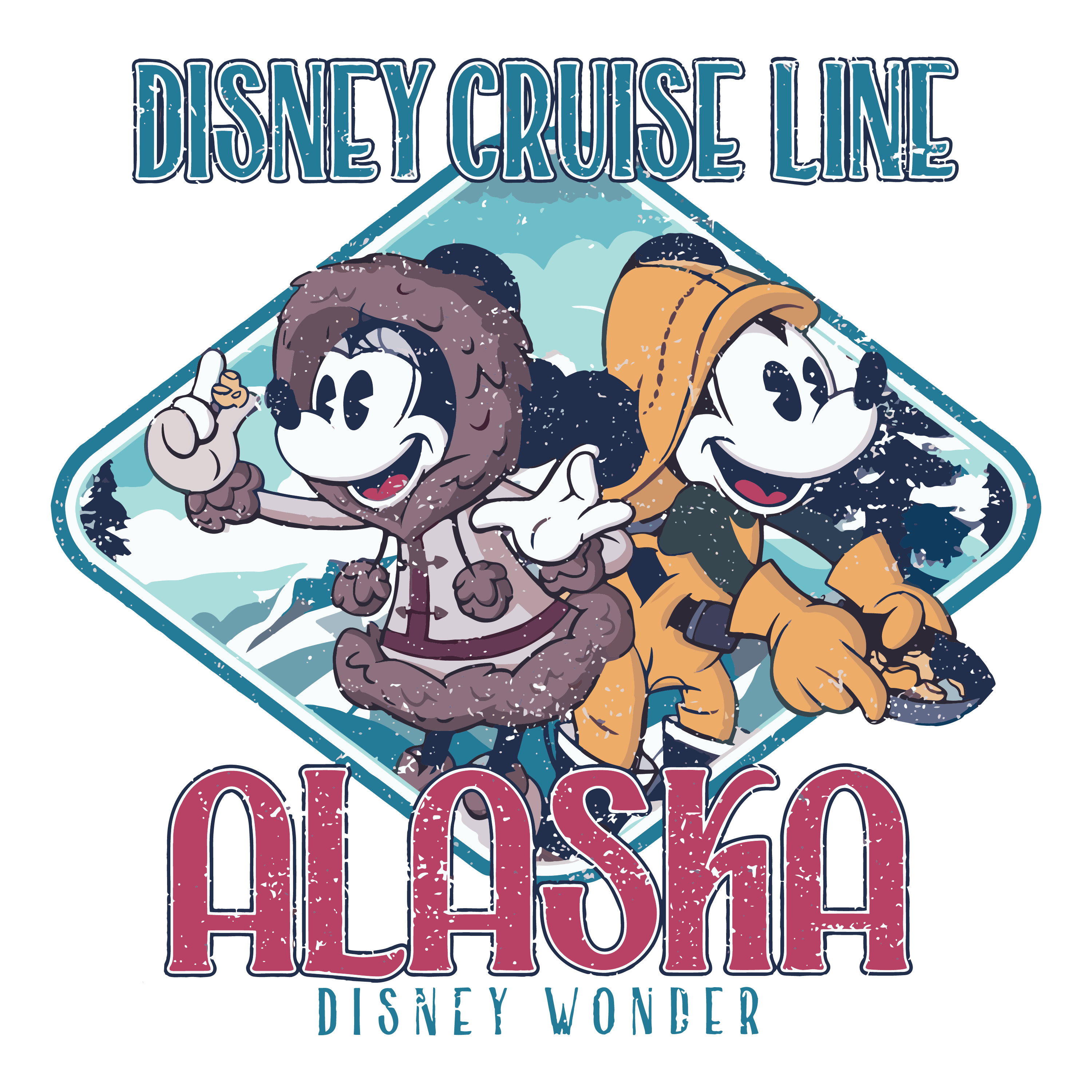 Disney Cruise Line Alaska Disney Wonder Svg Digital File | Inspire Uplift
