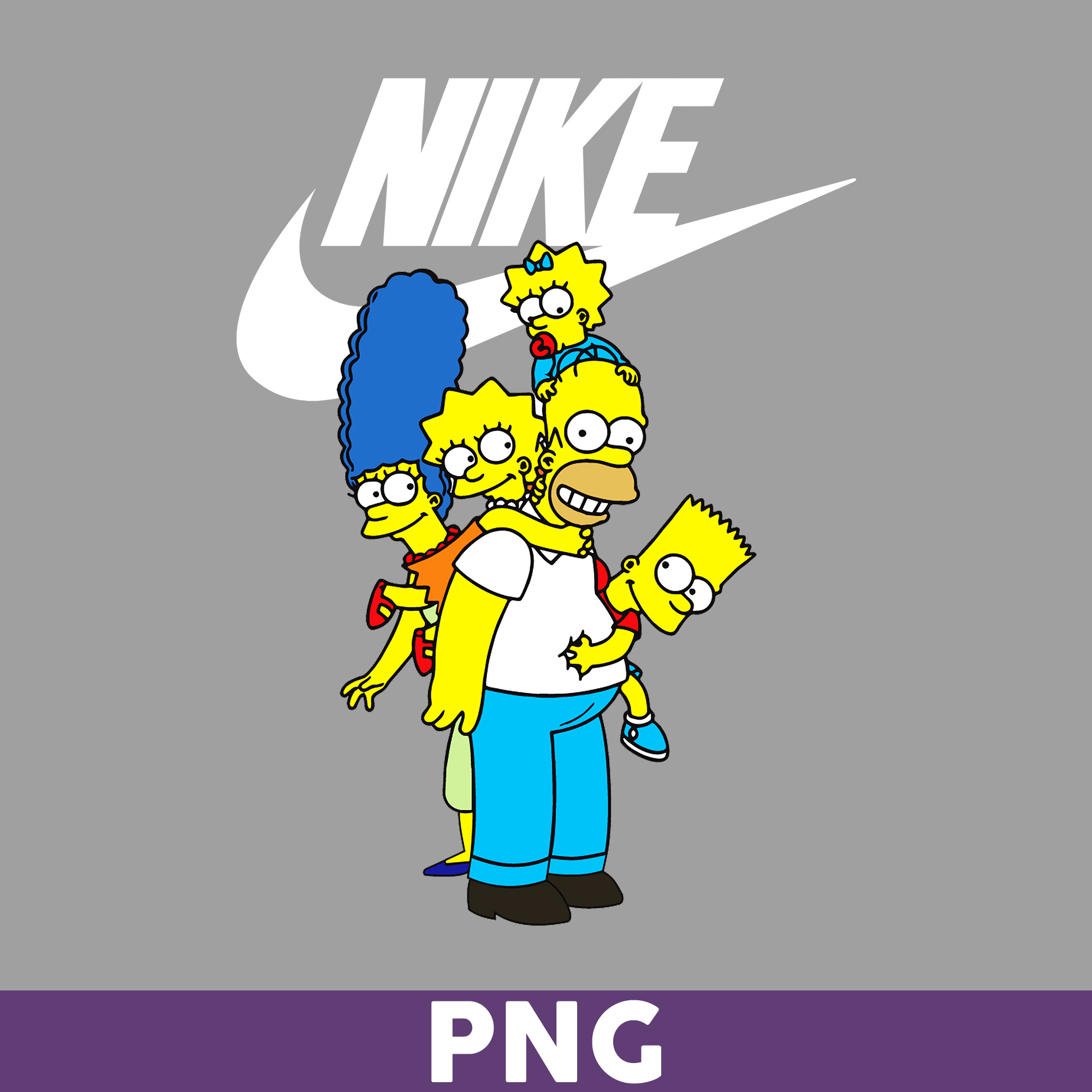 Simpsons Swoosh Png, Simpsons Nike Png | Inspire Uplift