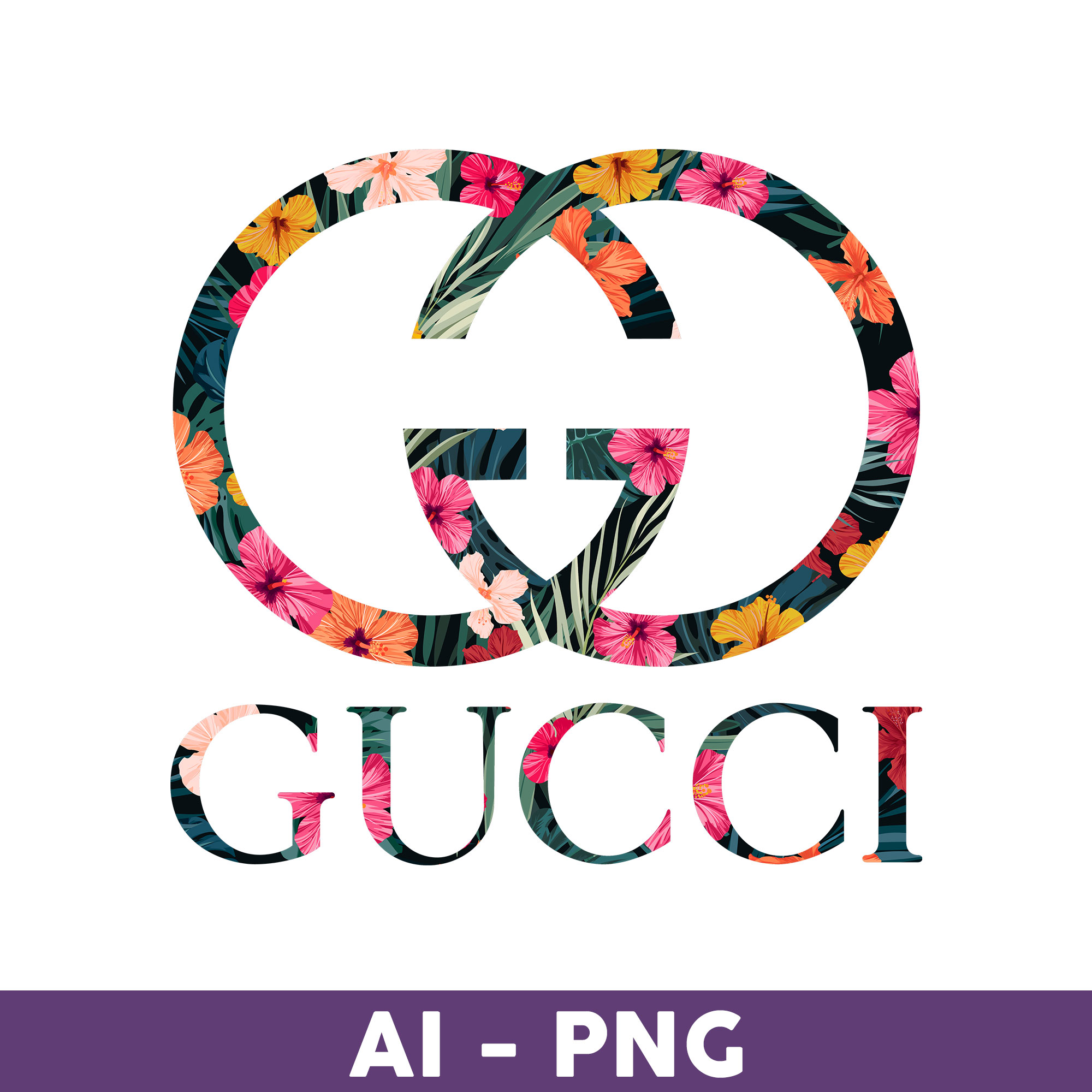 Gucci Pattern Flower Png, Flower Png | Inspire Uplift