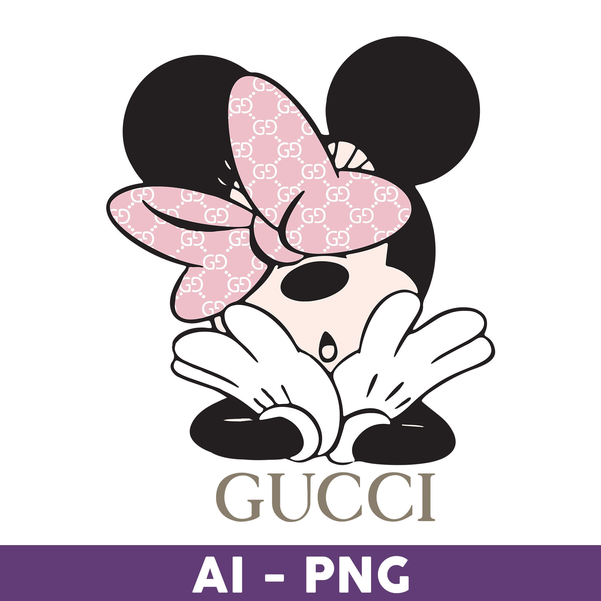 Gucci Minnie Mouse Png, Minnie Mouse Png | Inspire Uplift