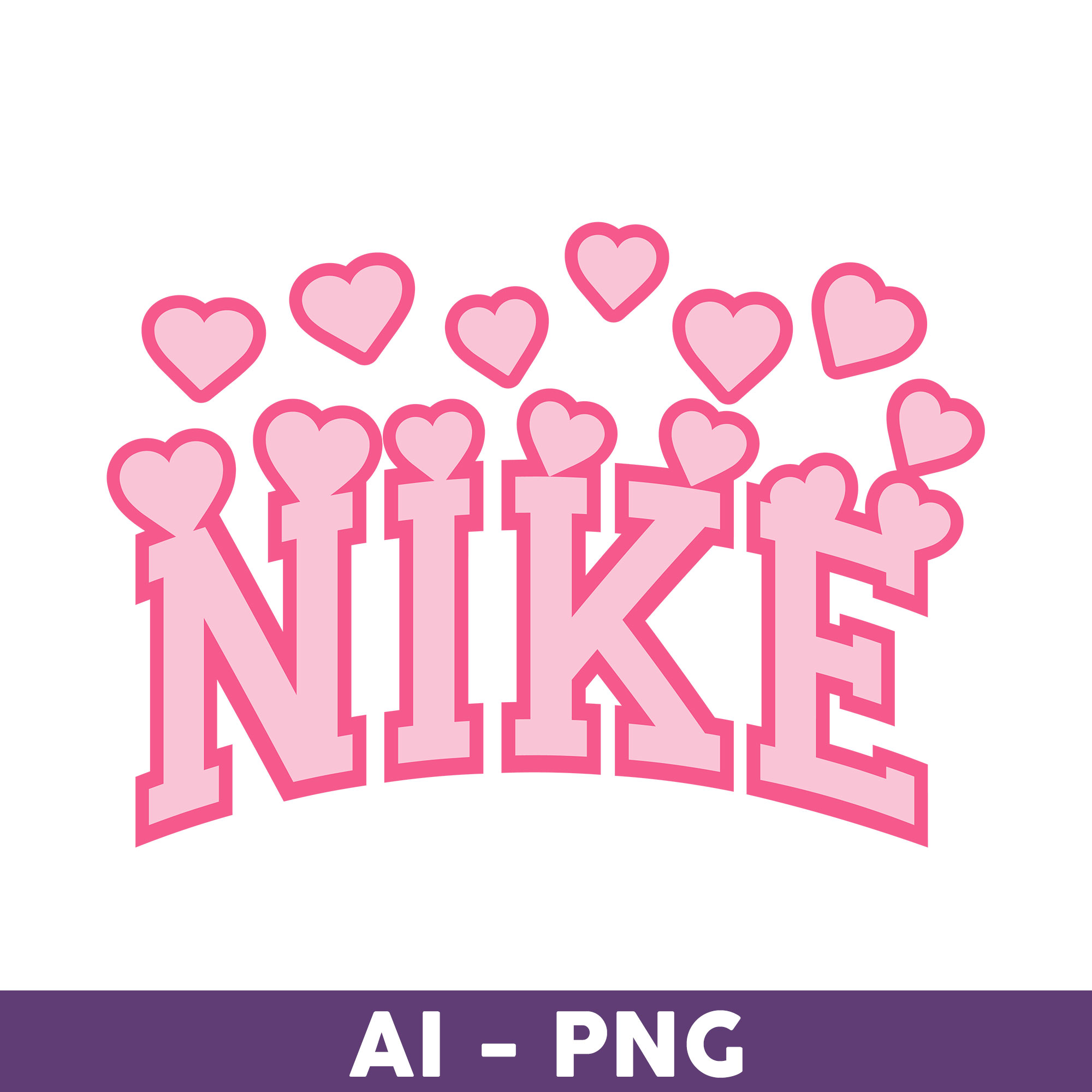 Nike Heart Png, Heart Png, 19 | Inspire Uplift