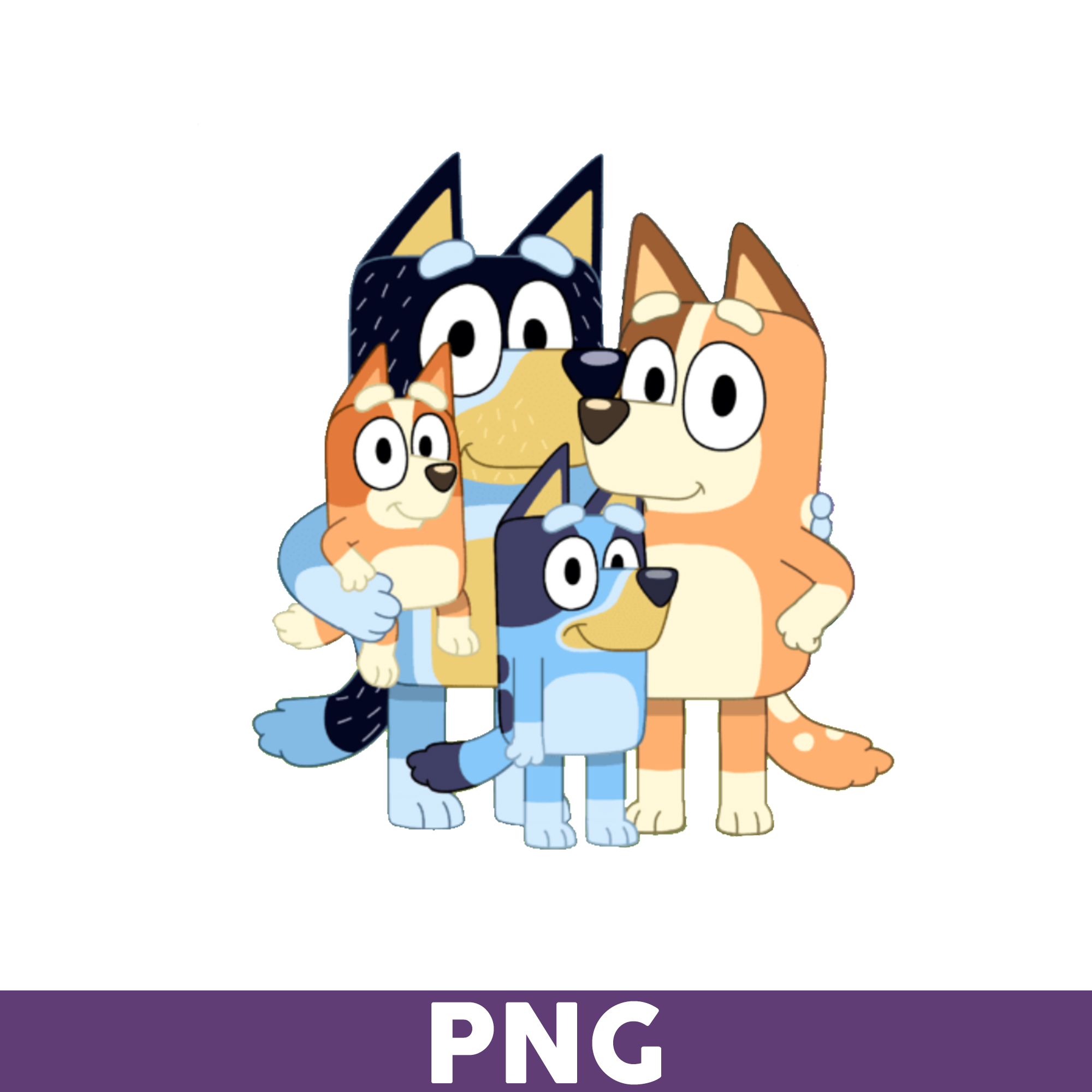 Bluey Family Png, Family Bluey Dog Png, 102 - Inspire Uplift
