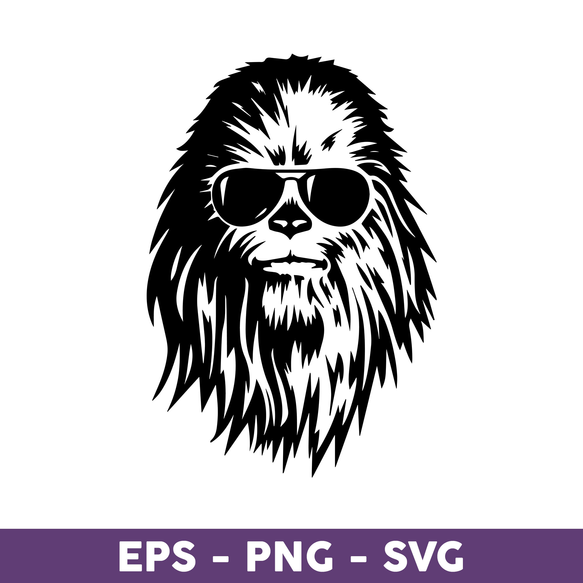 Chewbacca Svg, Star Wars Character Svg, 121 | Inspire Uplift