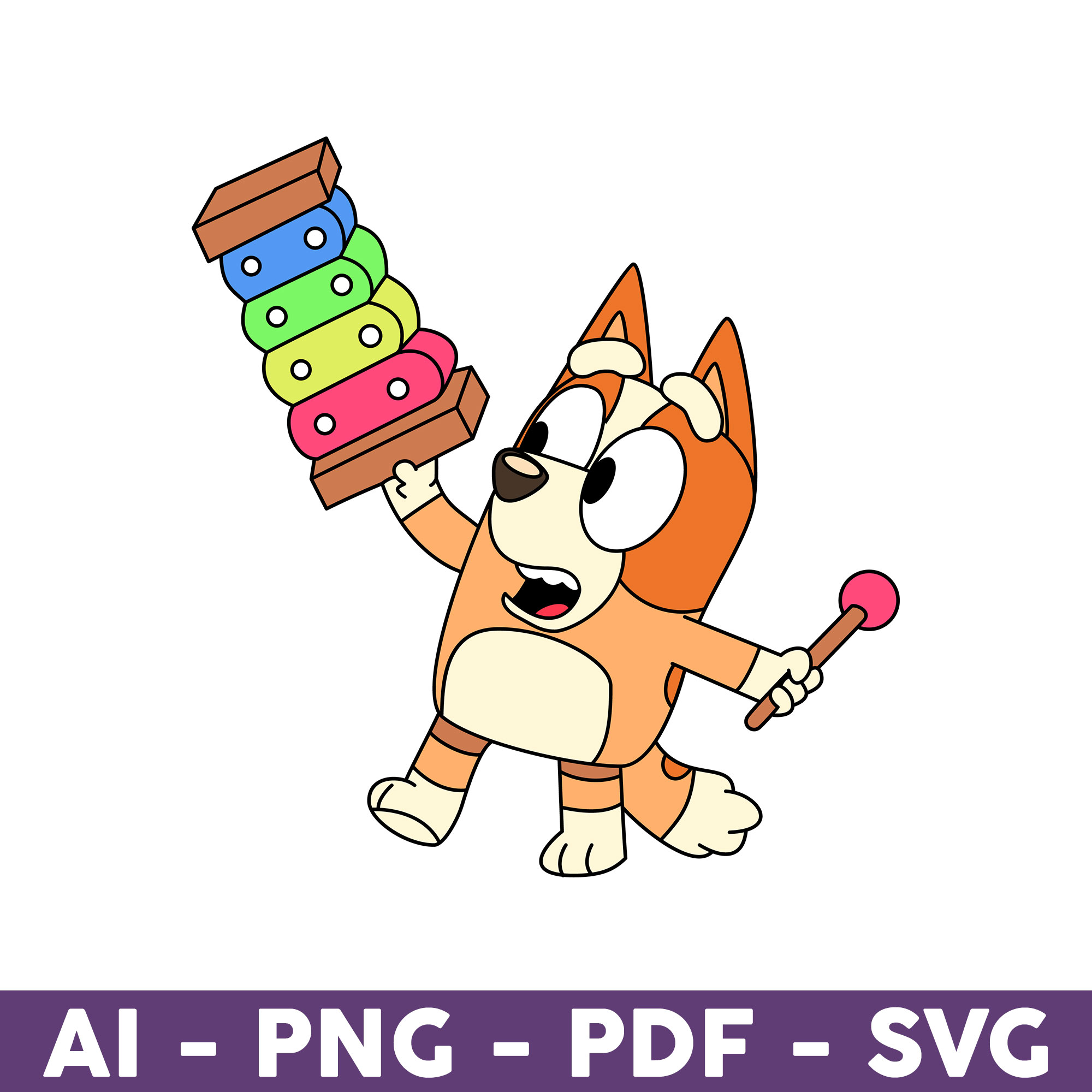 Bingo Svg, Bluey And Bingo Svg, 219 - Inspire Uplift