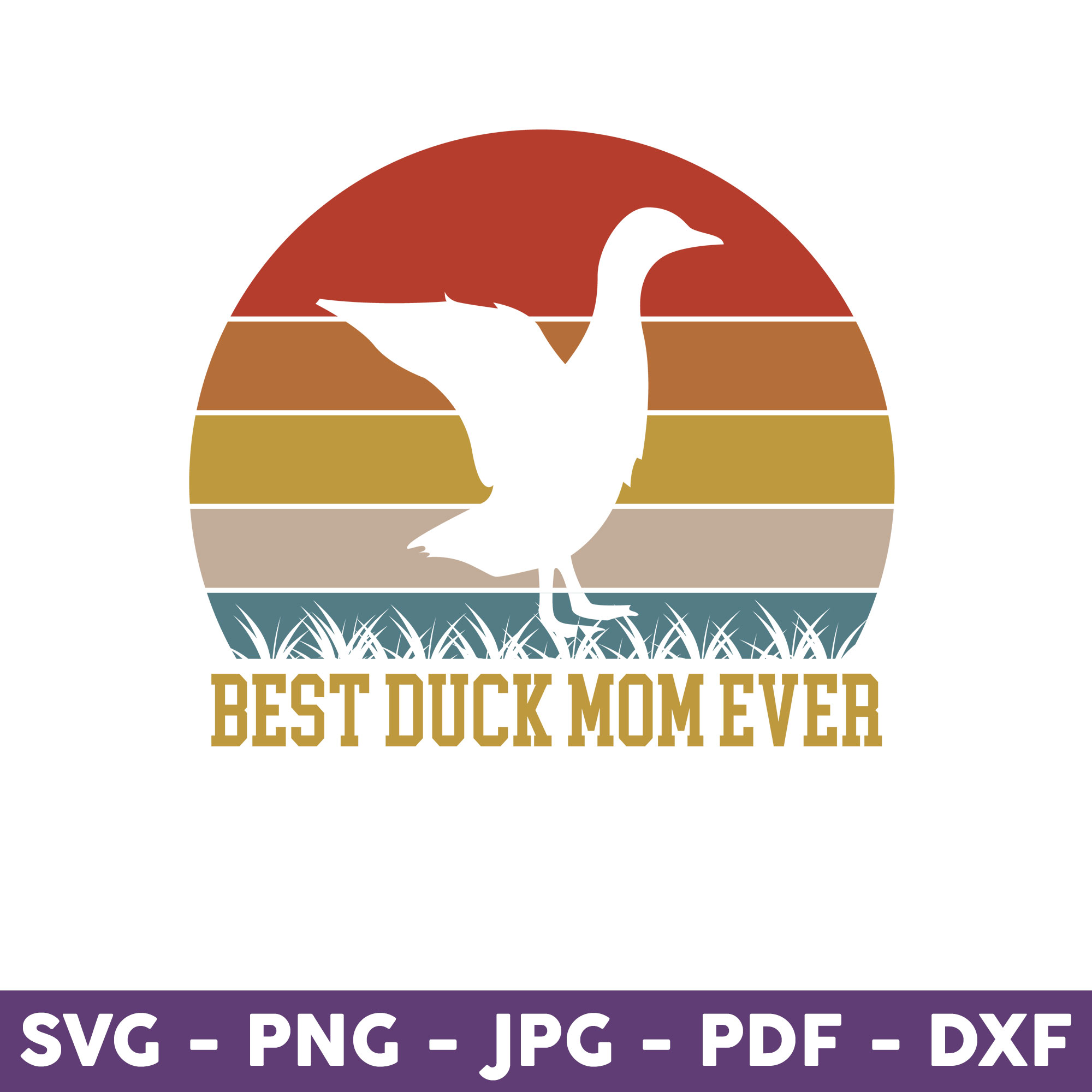 Best Duck Mom Ever Svg, Duck Mom Svg, 339 | Inspire Uplift