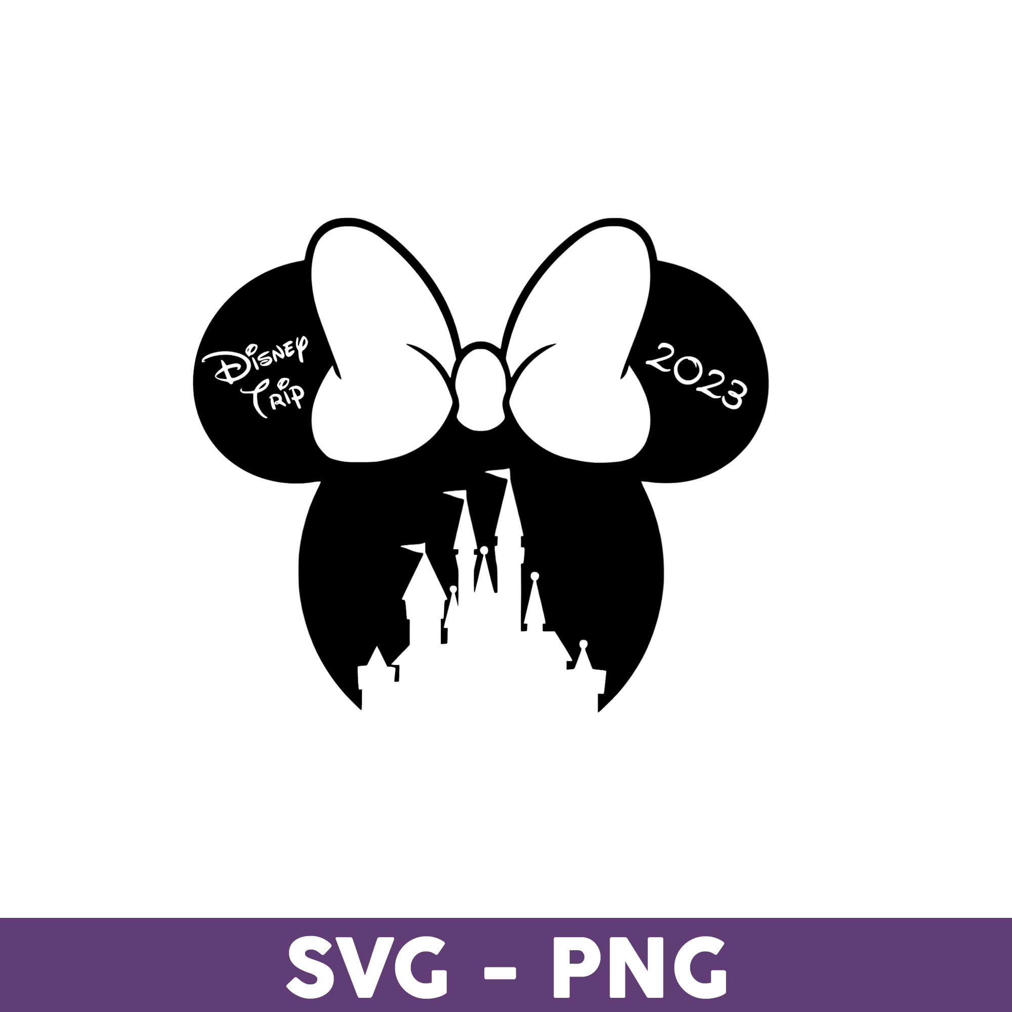 Minnie Head Svg, Minnie Mouse Svg, 504 | Inspire Uplift