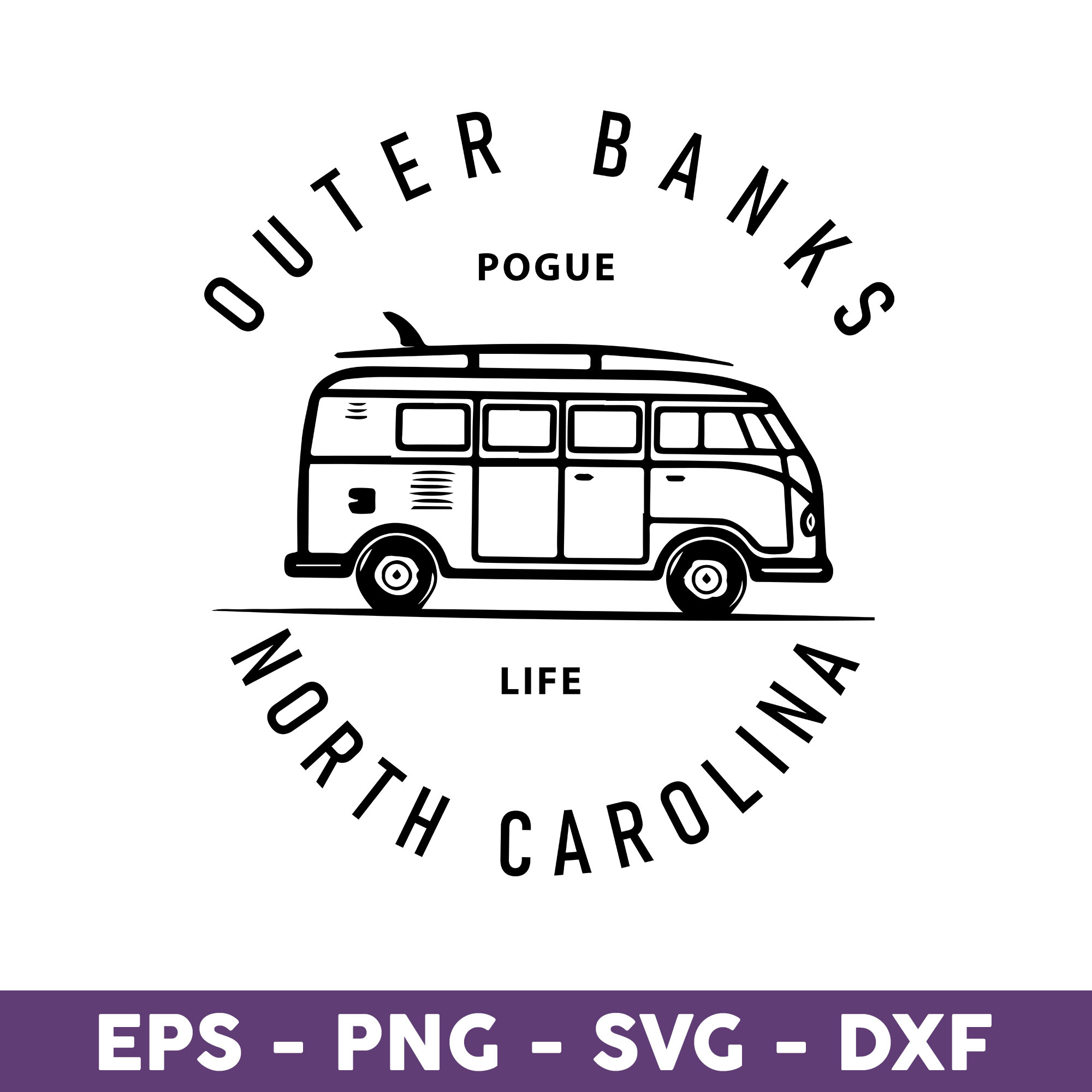 Outer Banks North Carolina Svg, Poguelandia Svg, 739 | Inspire Uplift