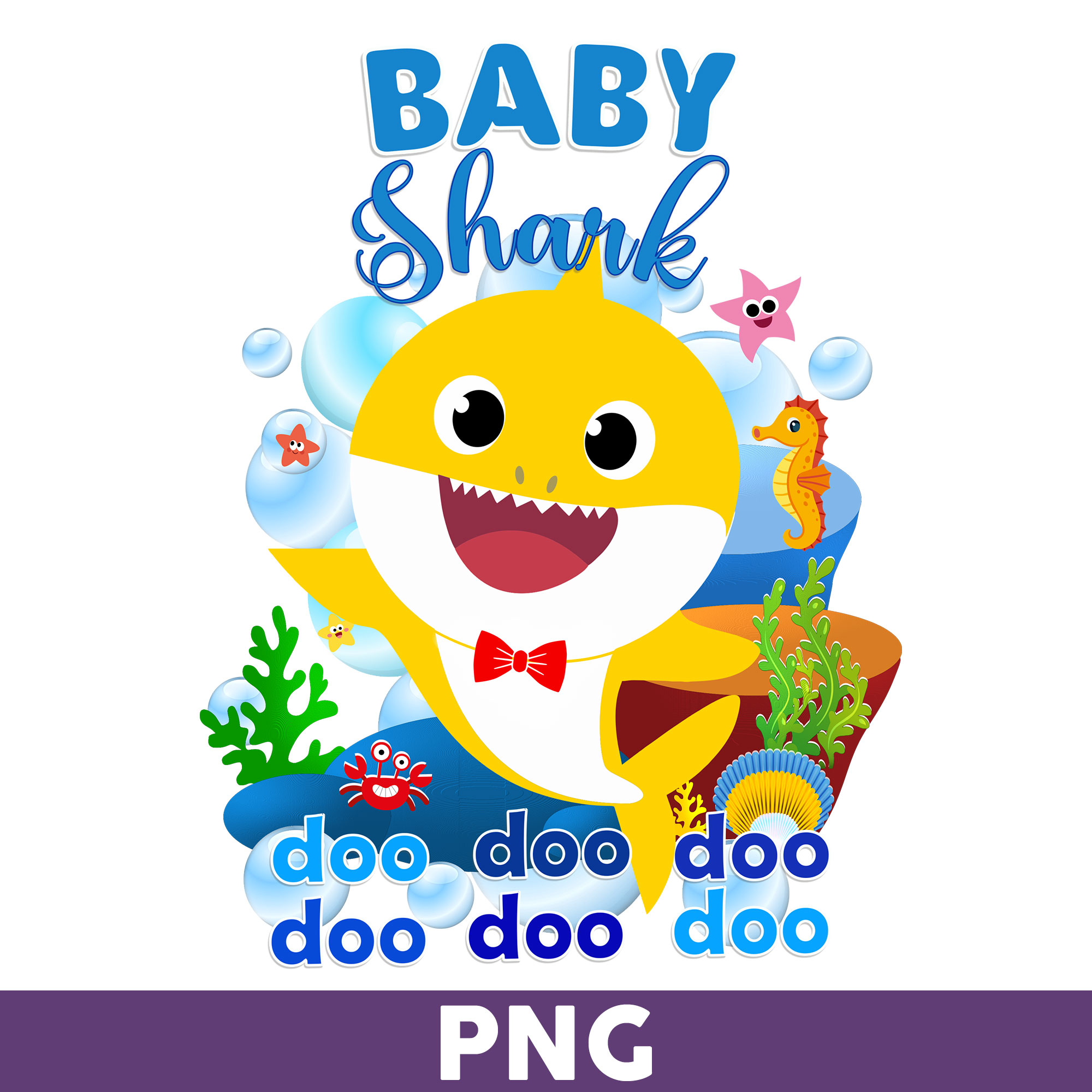 Baby Shark Doo Doo Doo Png, Shark Png, 884 | Inspire Uplift