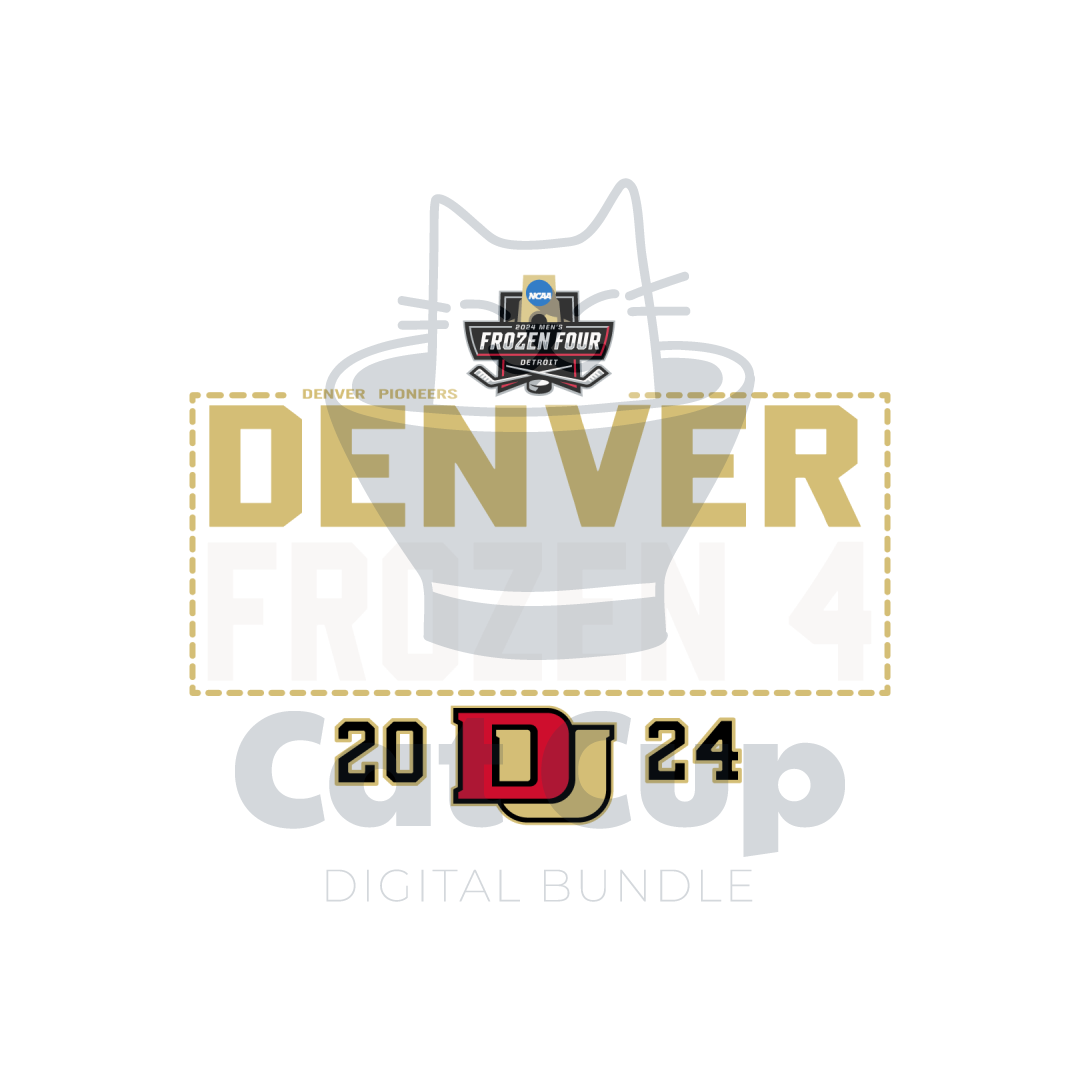 Denver Frozen 4 Hockey 2024 NCAA SVG, Digital File, Instant - Inspire ...
