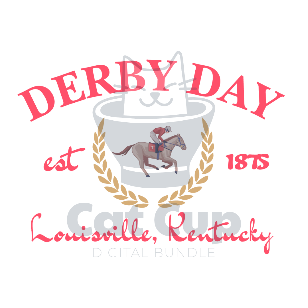 Kentucky Derby Day 2024 Horse Race SVG Digital File - Inspire Uplift