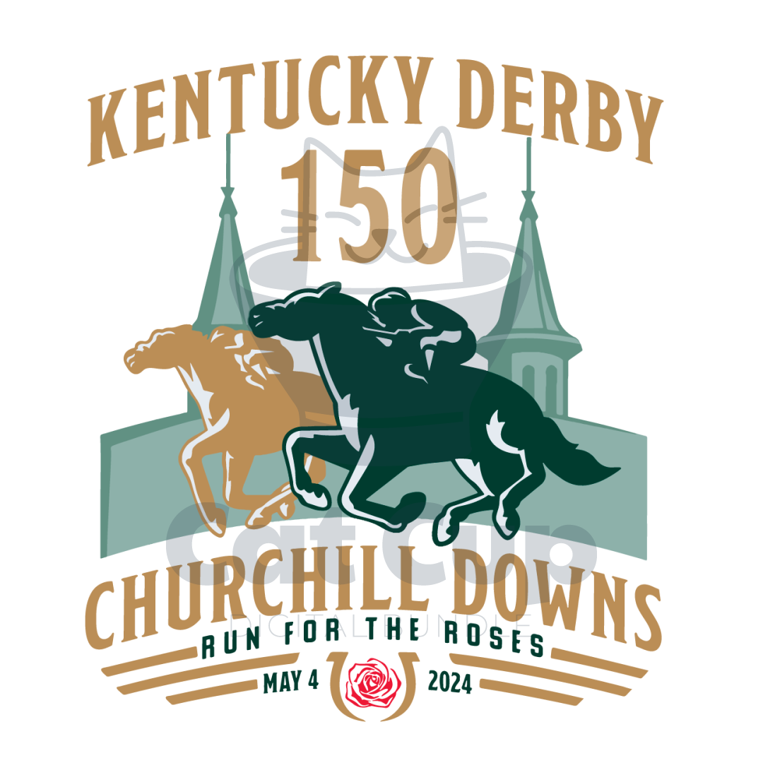 Kentucky Derby Churchill Downs 2024 SVG Digital File | Inspire Uplift
